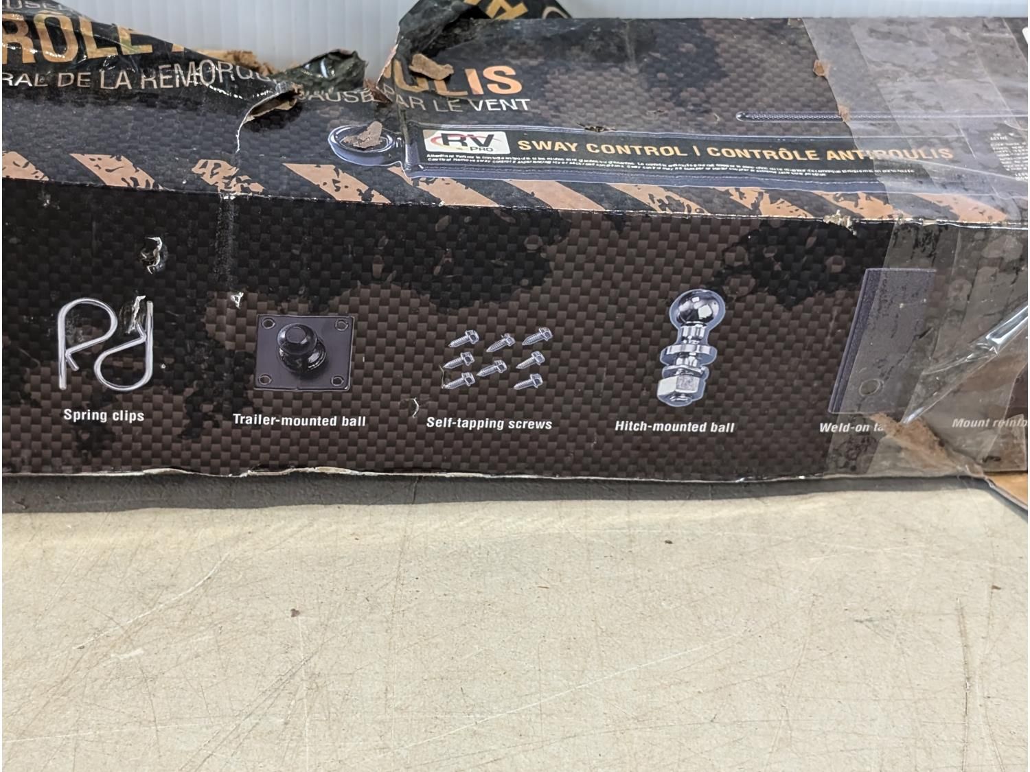 RV Pro Universal Flip Up Bracket Kit and Sway Control Kit [24IG37019 ...