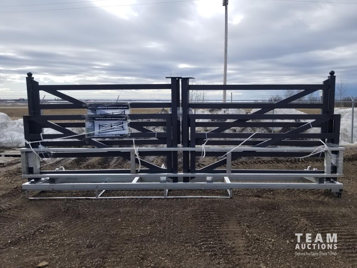 2022 Greatbear TM18-NCB 20 Ft Farm Metal Driveway Gates (Unused ...