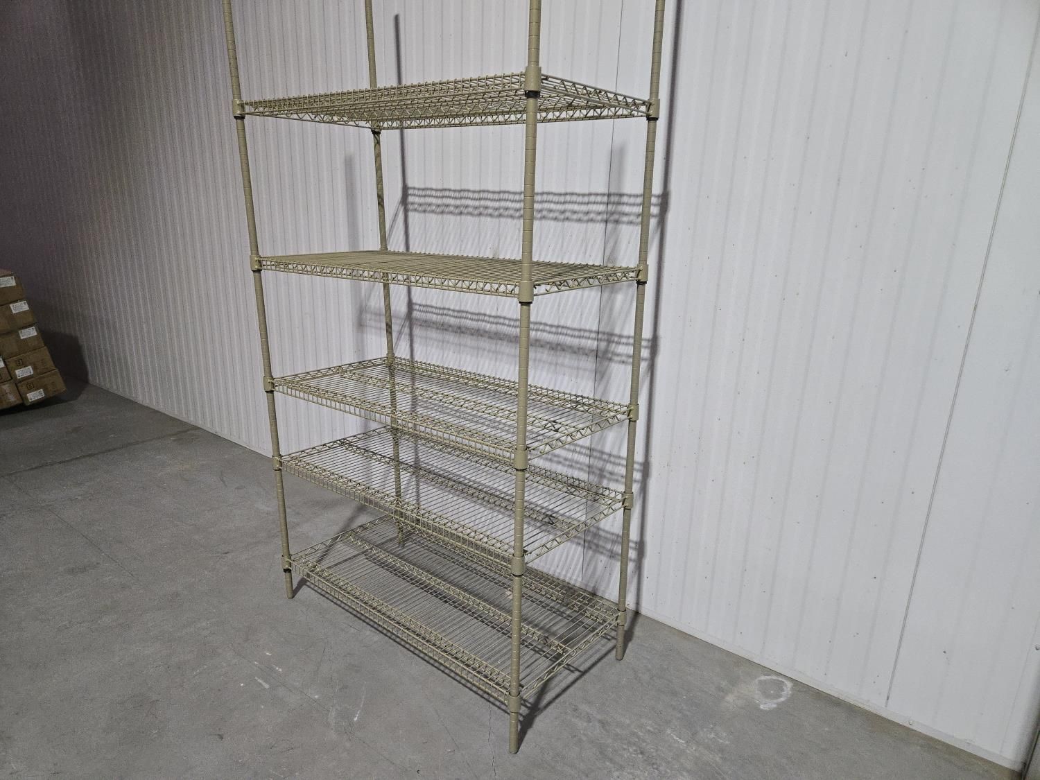 (2) Free Standing Adjustable Shelf Units 24 Inch X 60 Inch X 96 Inch ...