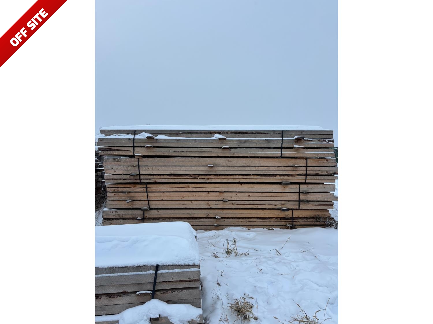 (1) Lift of 3 Inch X 10 Inch X 16 Ft Rough Cut Lumber [24LD37002-040 ...