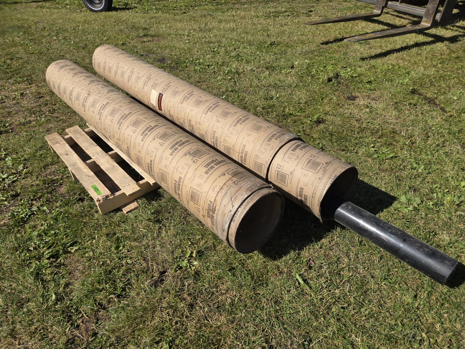 (5) 12 Inch X 96 Inch Sauna Tubes, (1) 10 Ft 4 Inch Abs Pipe [25GJ05001 ...