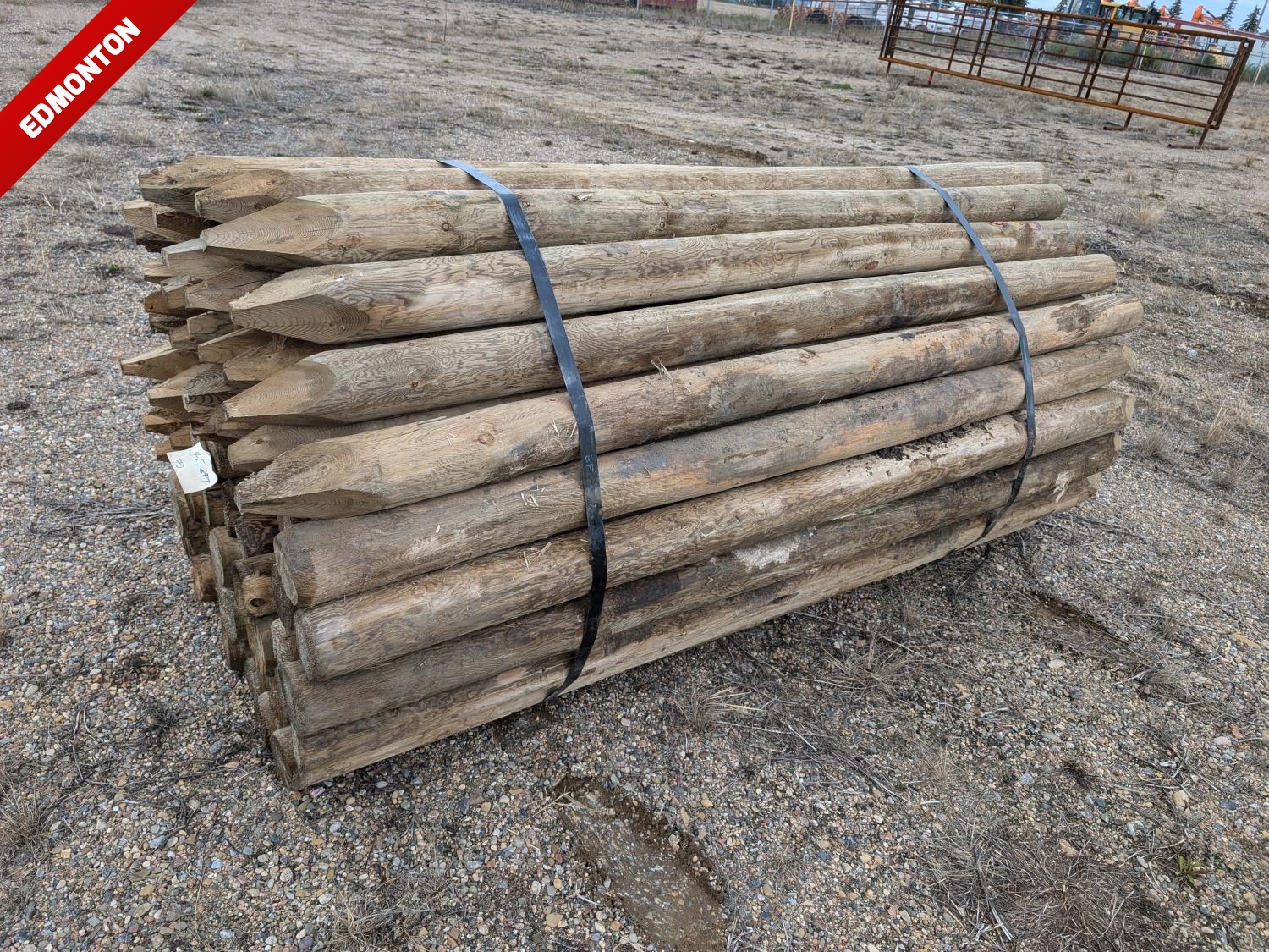 (70) 4-5 Inch X 8 Ft Treated Chiselled Posts [25BF10791-010] | Team ...
