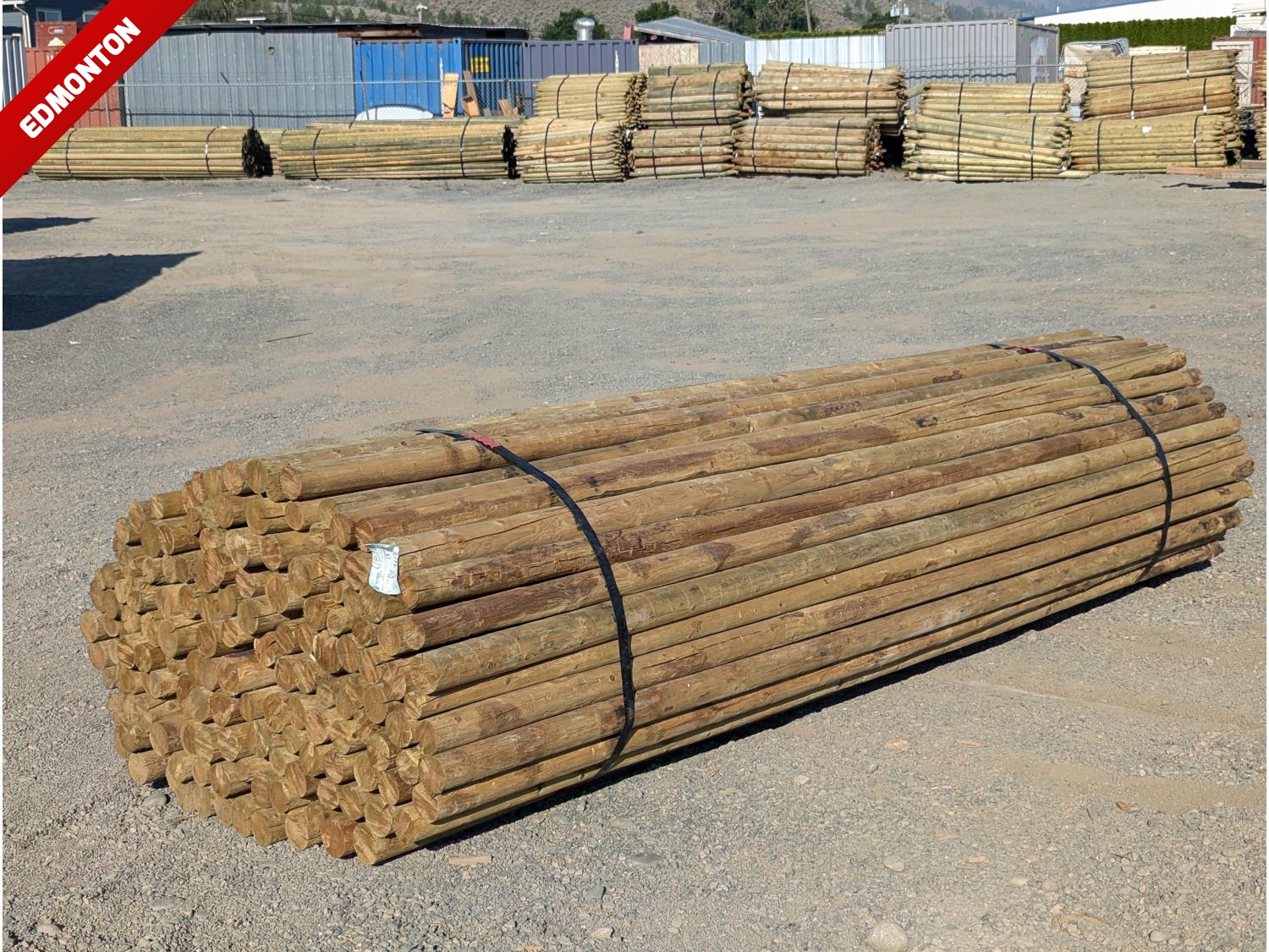 (144) 3 Inch X 10Ft Treated Dowel Rail (Unused) [24IF03793-022] | Team ...