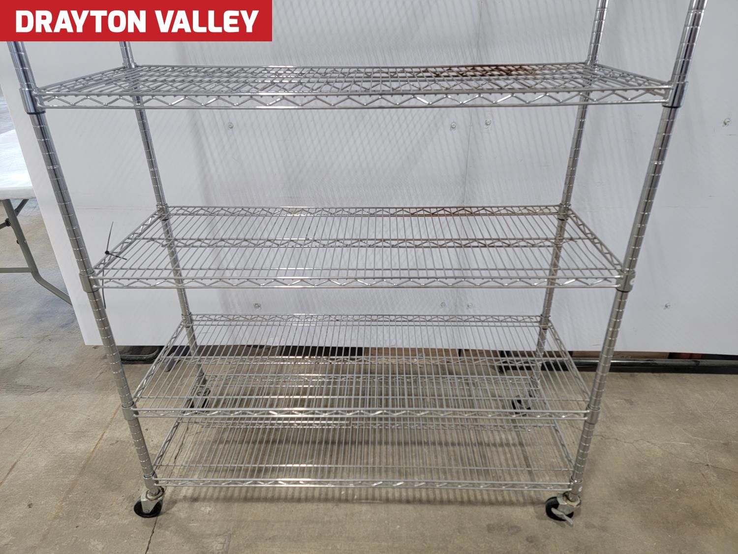 6 Tier Rolling Wire Shelf [25JD10033-004] | Team Auctions