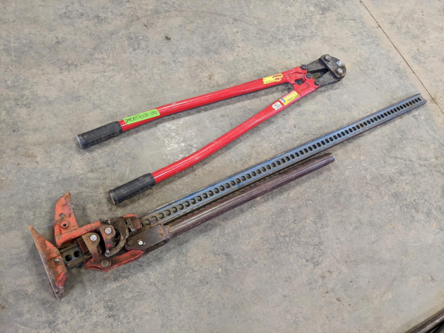 42 Inch Bolt Cutters and 5 Ft Jack-All [24DA37008-031] | Team Auctions