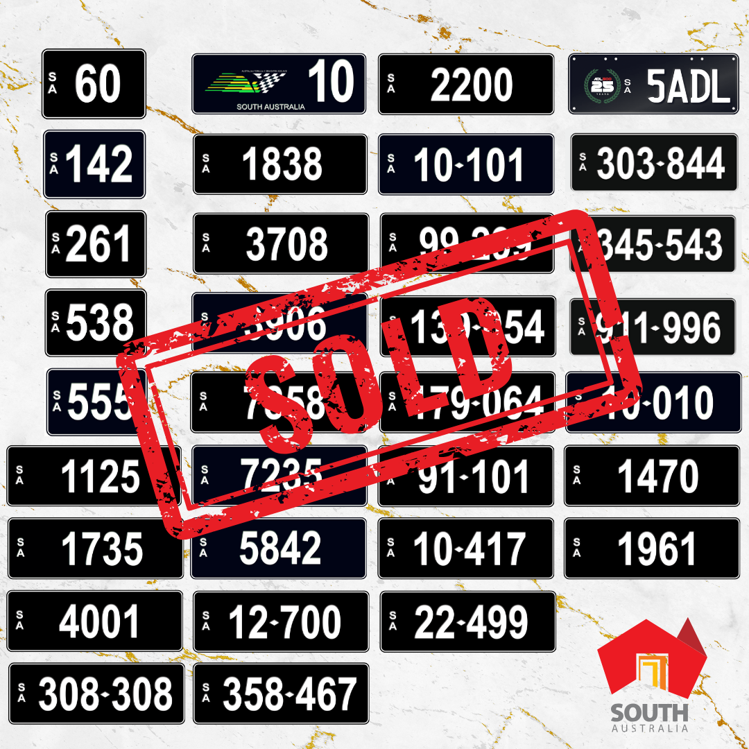 Upcoming Auctions | Numeric Plates SA