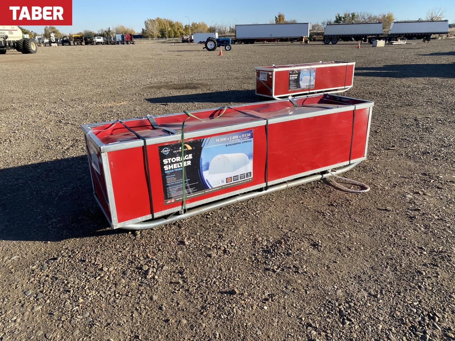 Gold Mountain 304015R 30 Ft X 40 Ft Single Truss Storage Shelter (Unused) [25KI10980-052] | Team ...