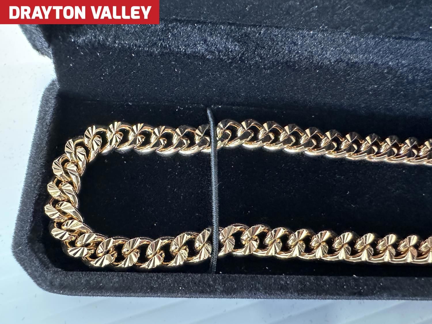 Smartlife 18K Gold Plated 7.5 mm Cuban Link Necklace (Unused ...