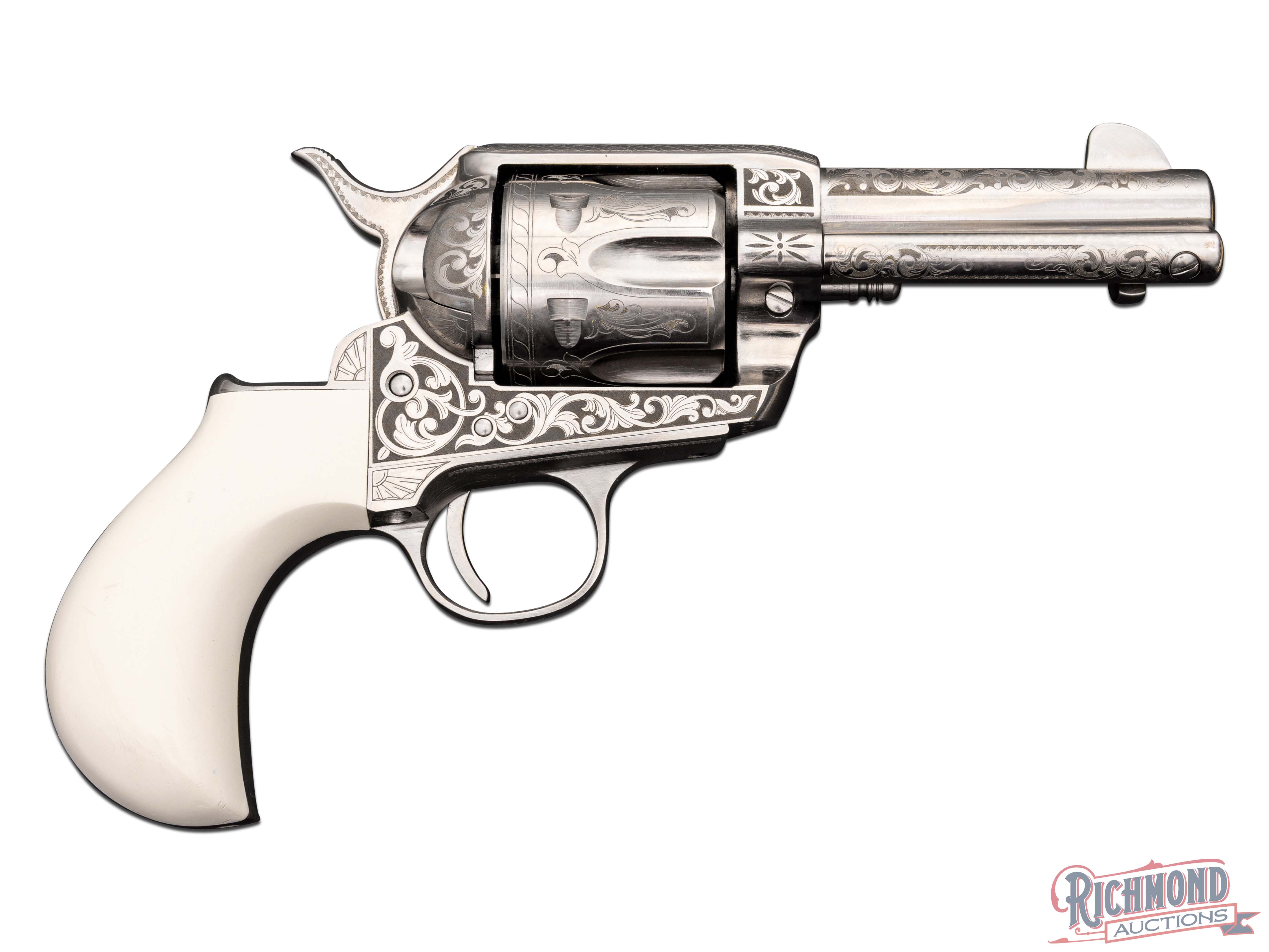 Cimarron 1873 SA Huckleberry .45 Colt Single Action Revolver w ...