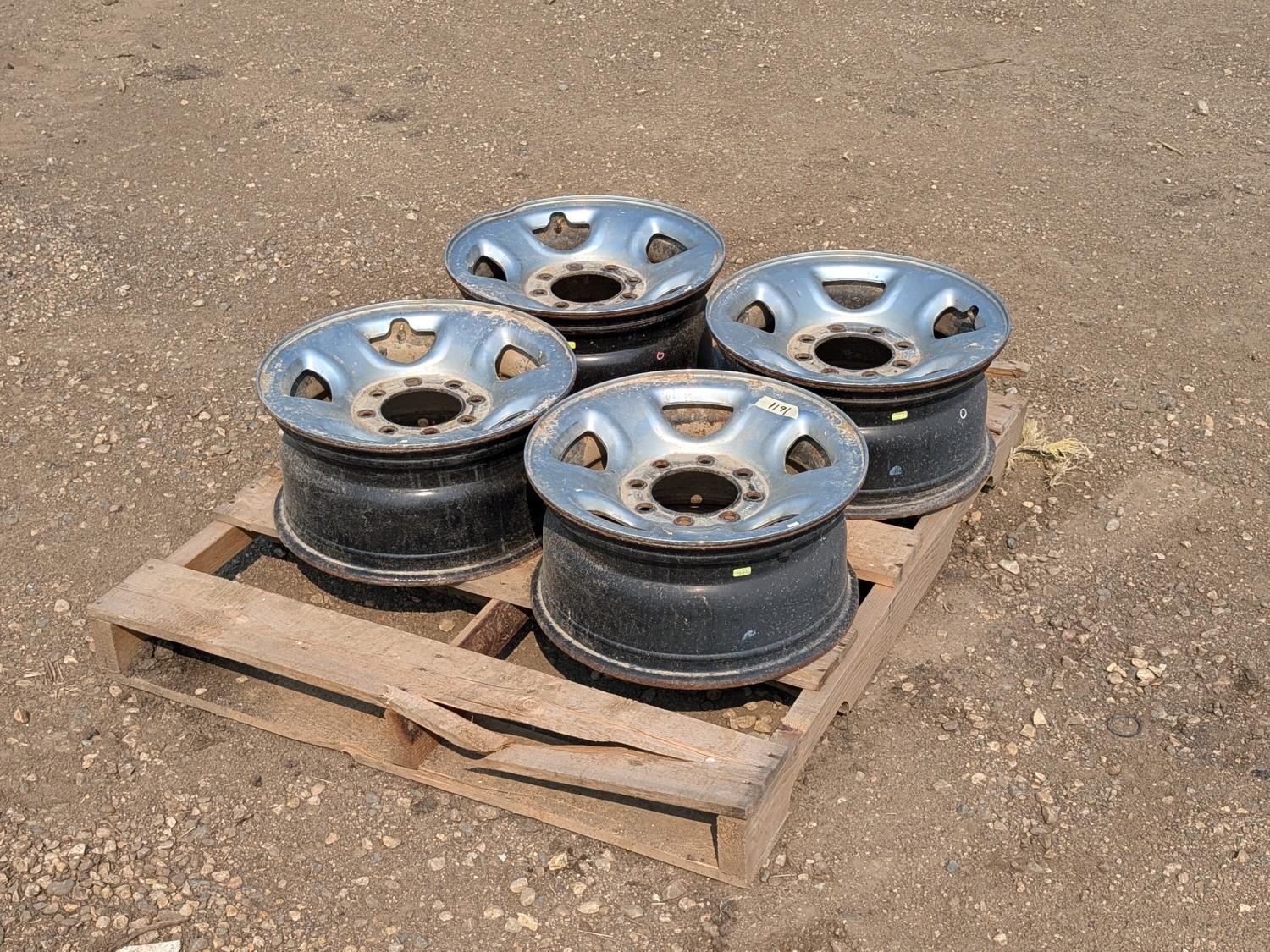(4) 17 Inch Steel Rims [24GI03001-191] | Team Auctions