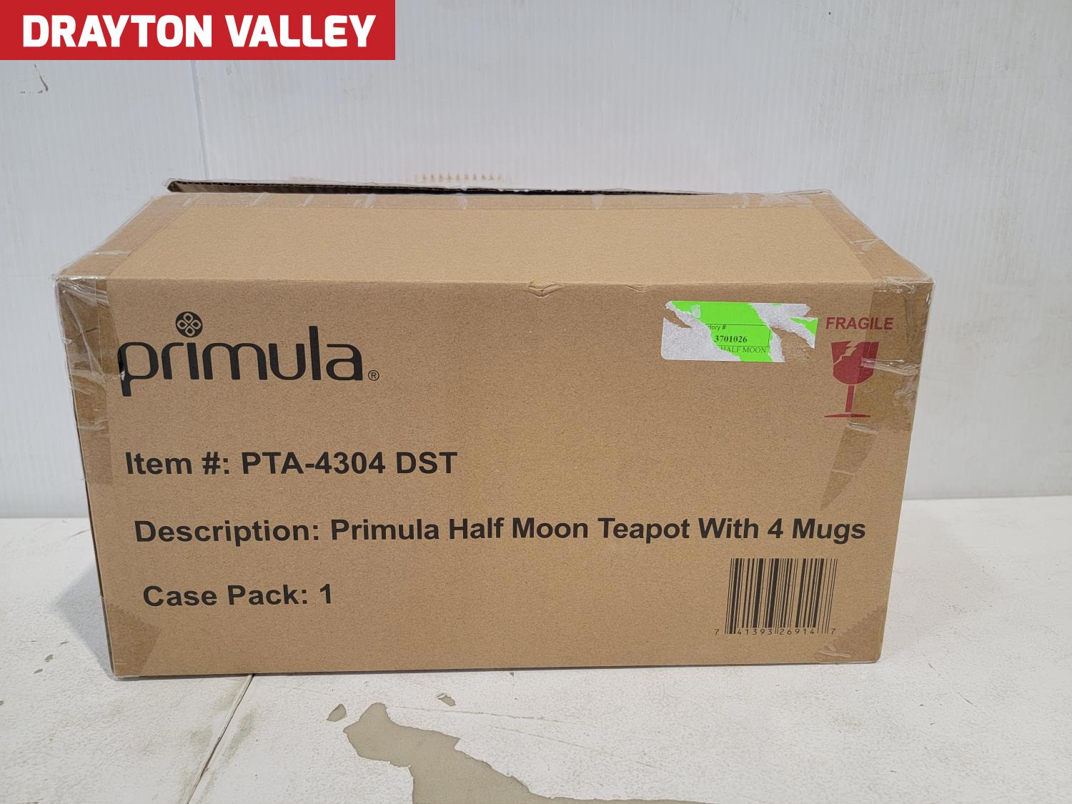 Primula Half Moon Teapot with (4) Mugs [25EI05997-138] | Team Auctions