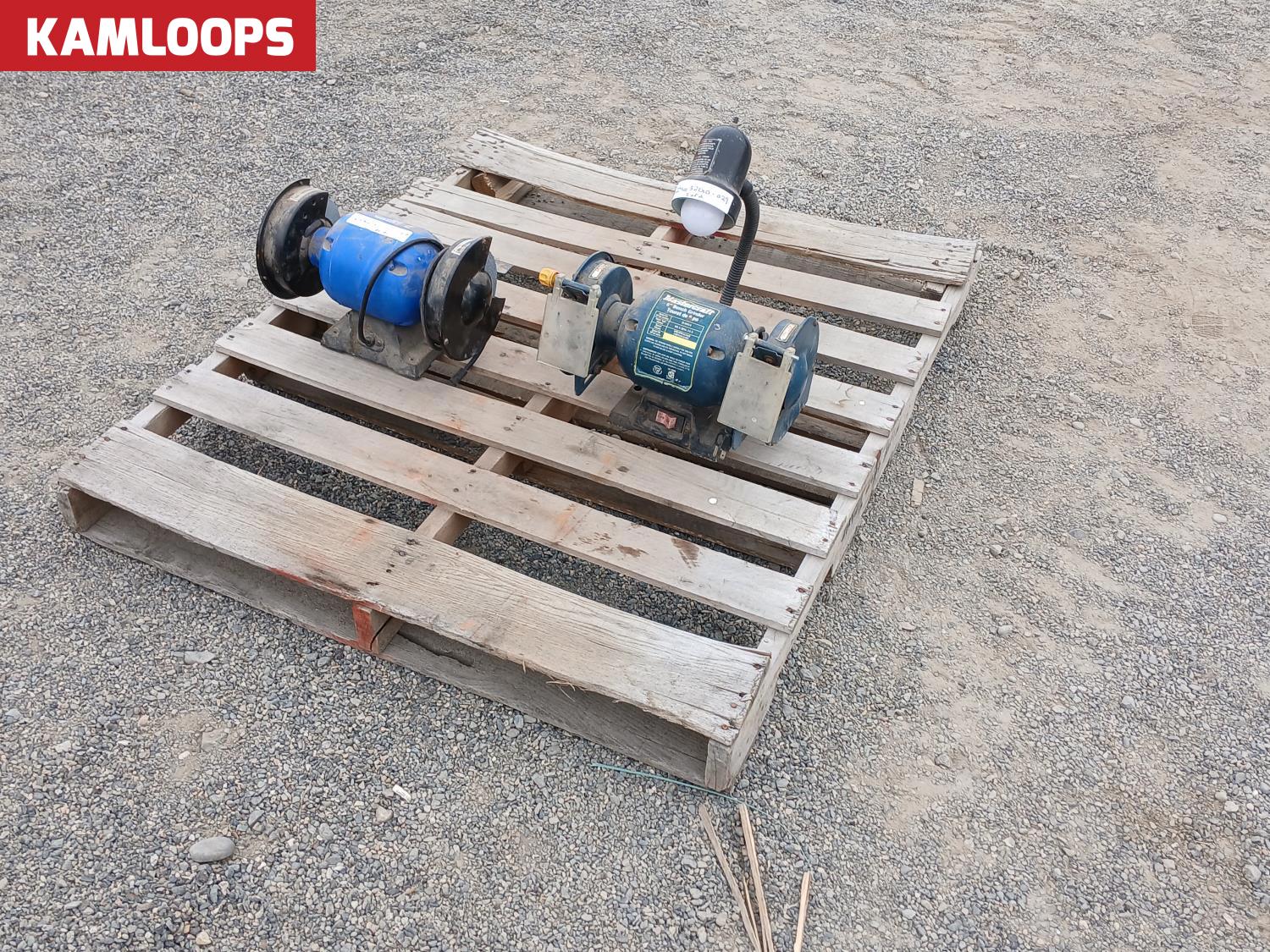 (2) Bench Grinders [25KG32010-029] | Team Auctions