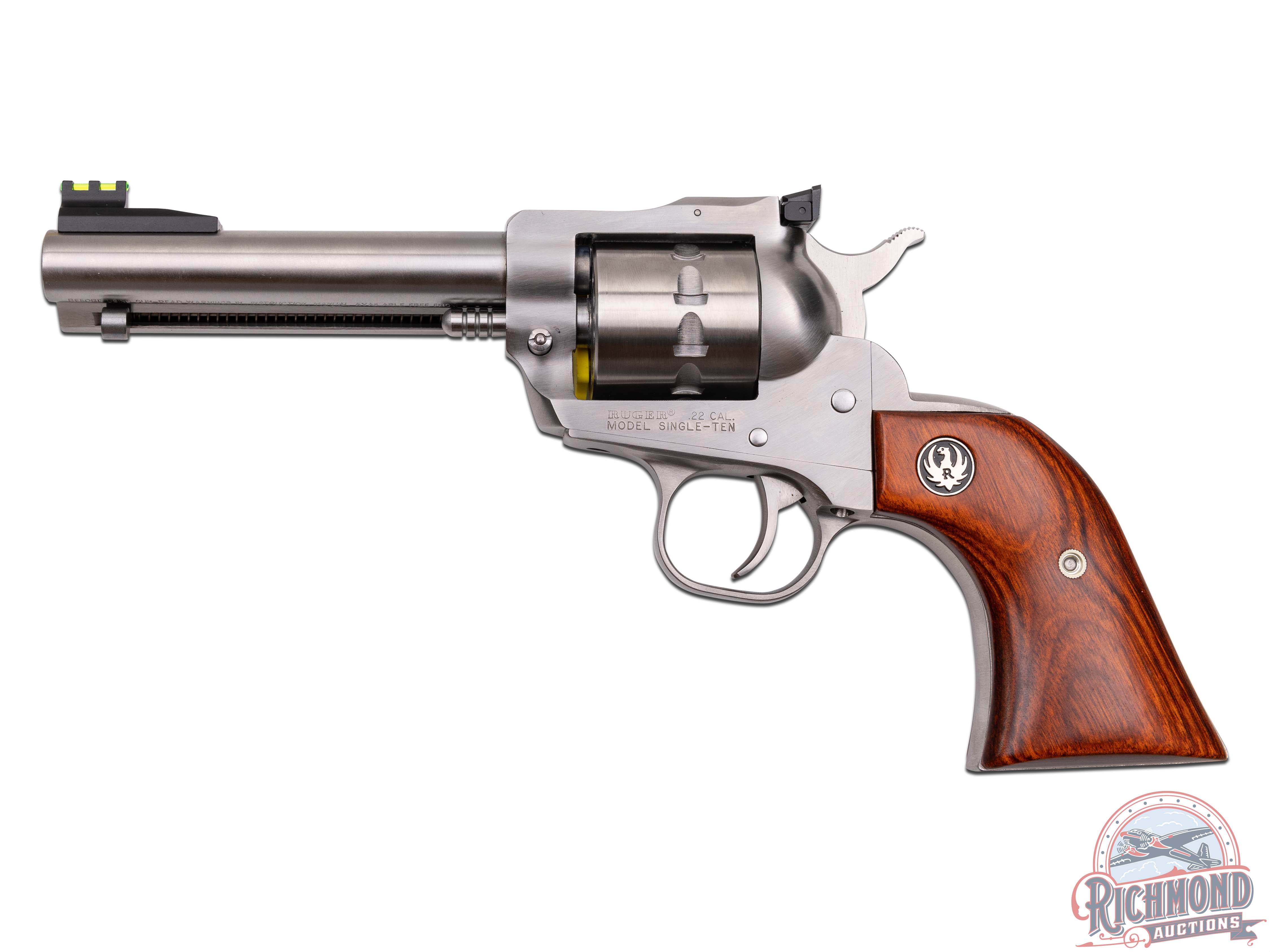 New Ruger Model Single Ten .22 LR Lipsey's Exclusive Stainless Revolver ...