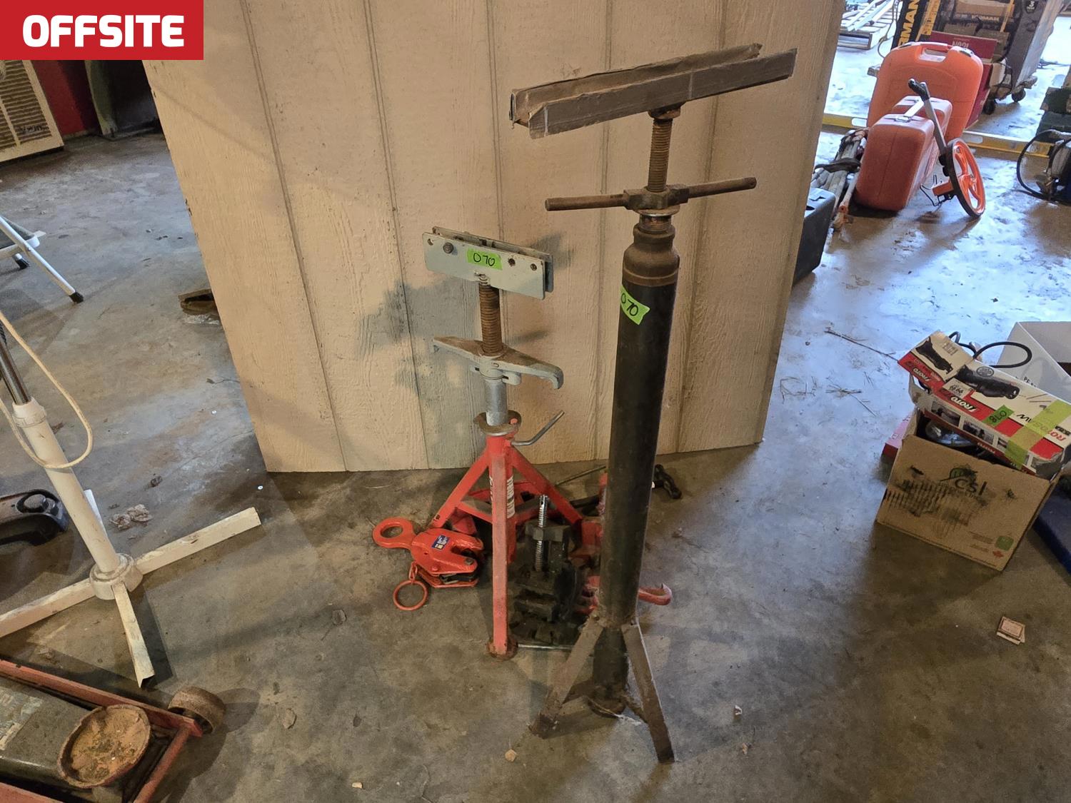 Ridgid Pipe Stand, Pipe Threader, Shop Built Stand [25JD37027-070 ...