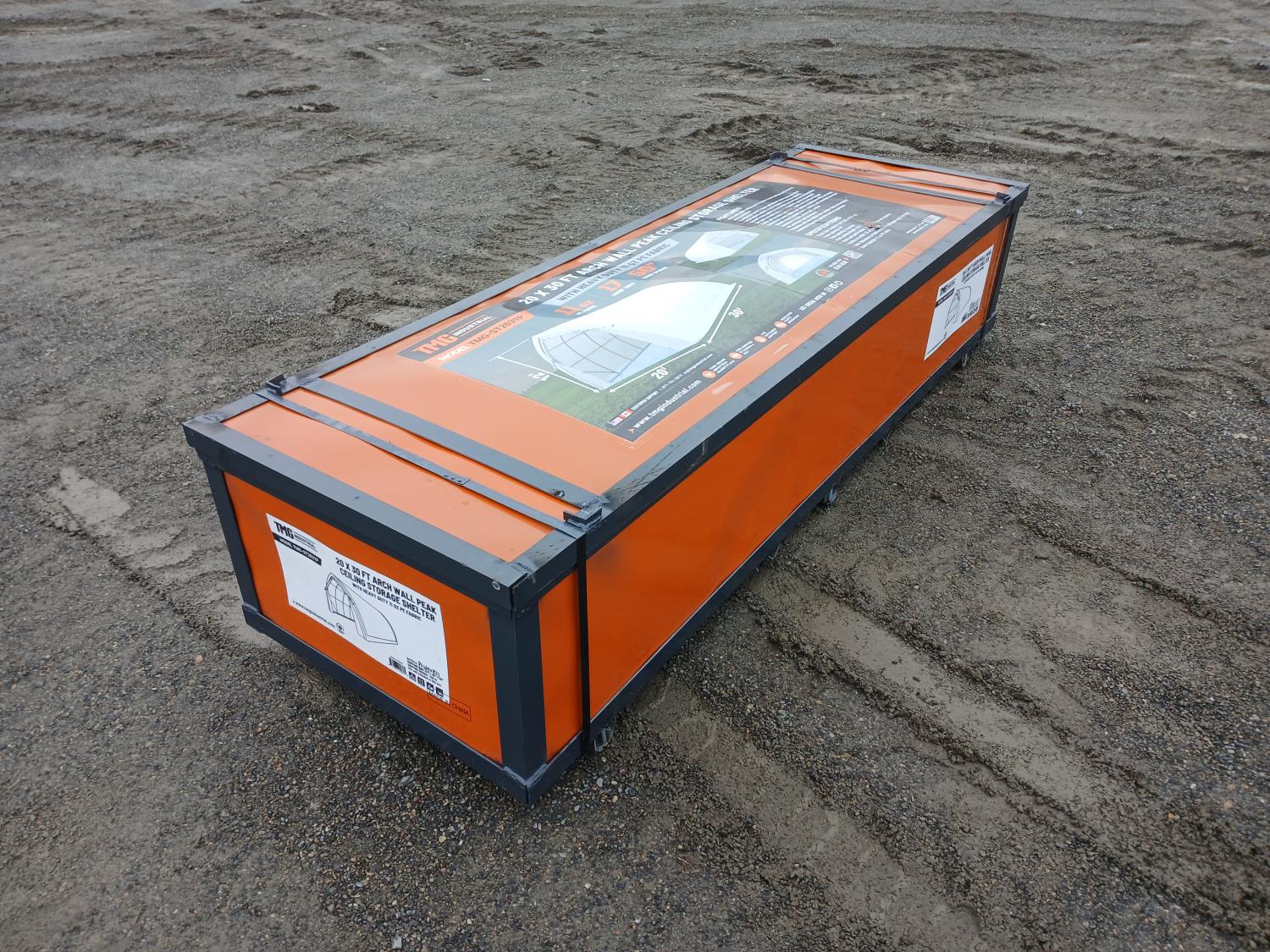 TMG Industrial TMG-ST2031P 20 Ft X 30 Ft Arch Wall Peak Ceiling Storage ...