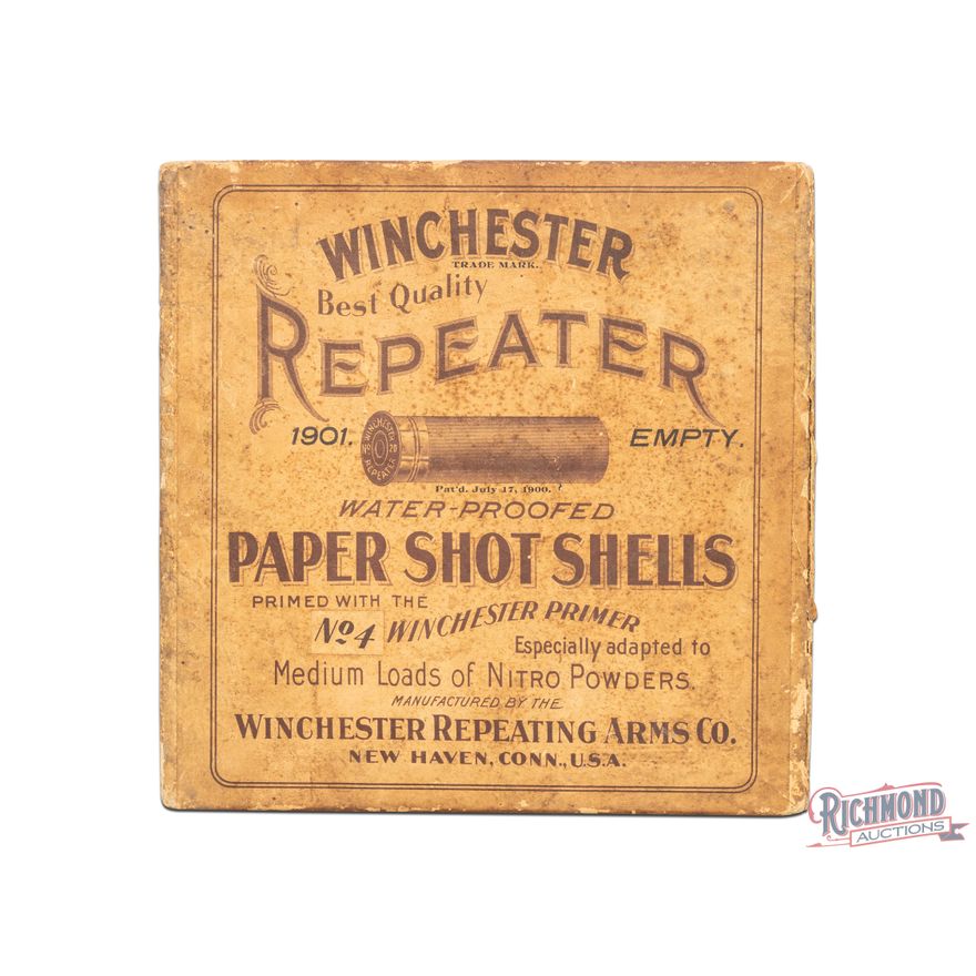 Full 100 Round Box Of Winchester Repeater 20 Gauge Empty Paper Shot ...