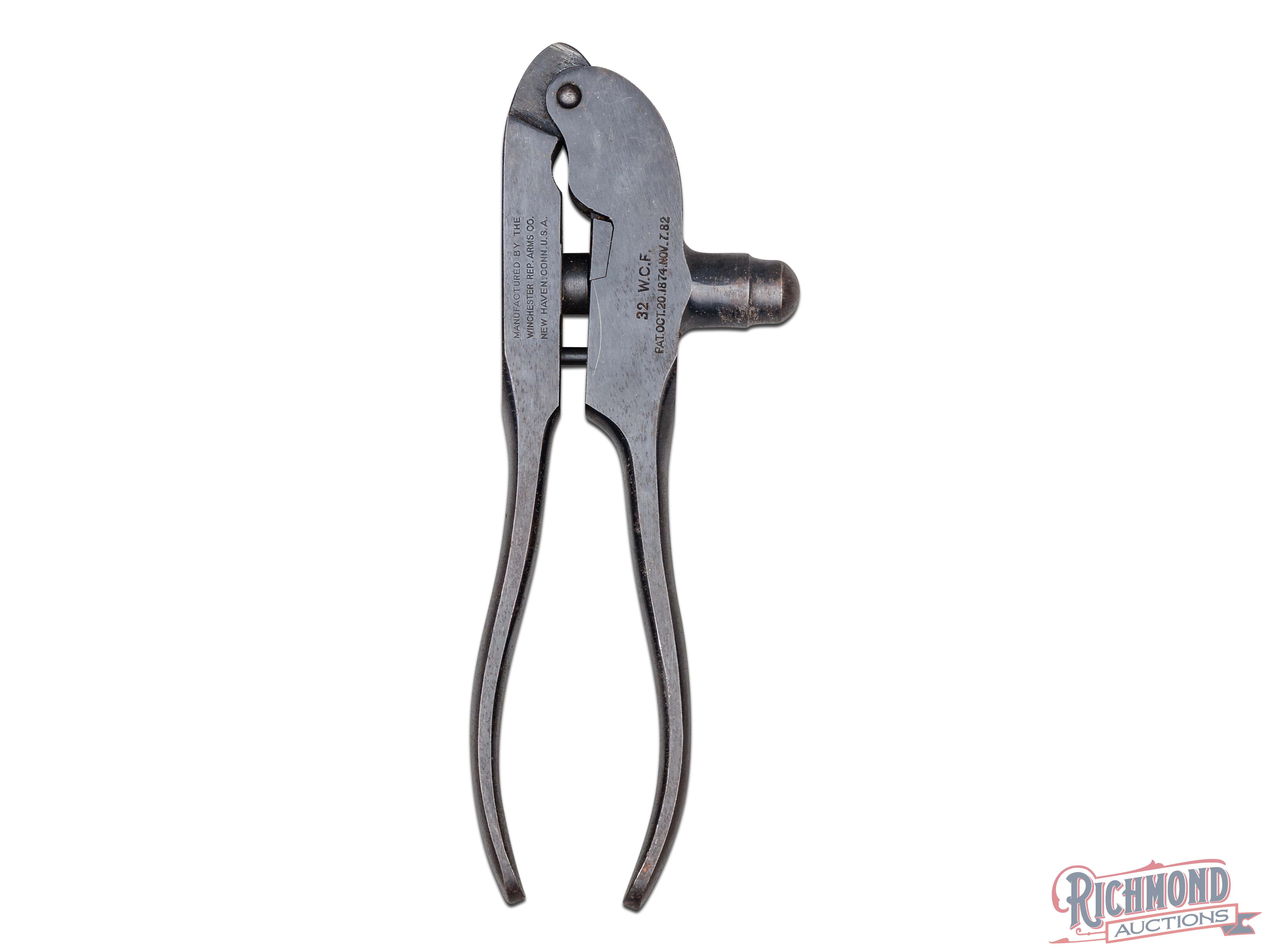 Winchester Model 1882 .32 WCF Reloading Tong Tool in Original Factory ...