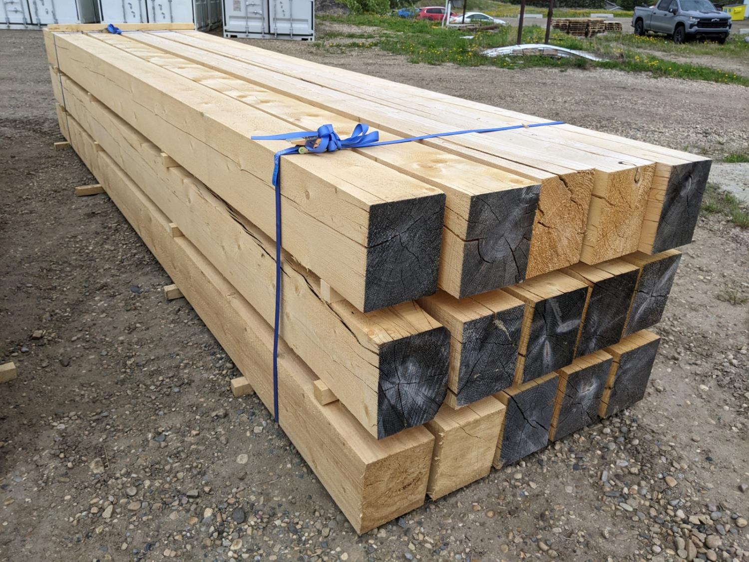 (15) 8 Inch X 10 Inch X 16 Ft Rough Cut Lumber [24FA37001-003] | Team ...