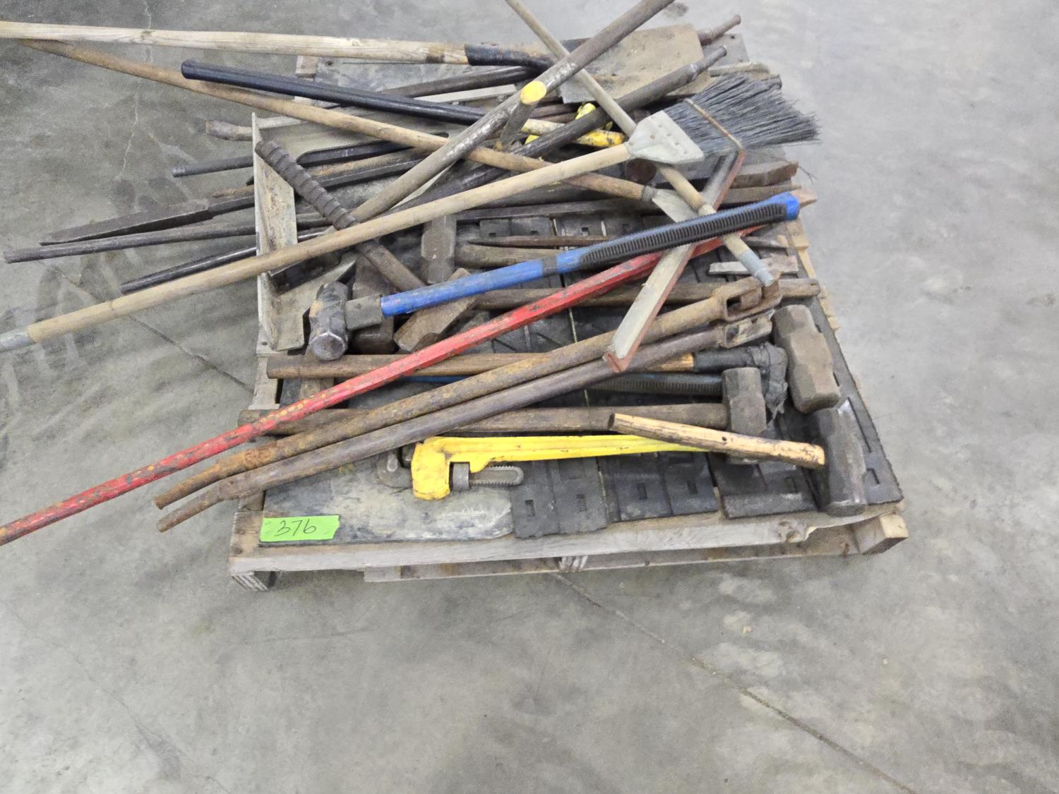 Qty of Hammers, Pry Bars, Crow Bars, Winch Bars, Misc Tools [24HH05001 ...