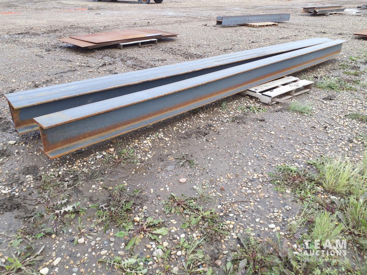 (3) 8 Inch X 10 Inch X 20 Ft I-Beam [23IA06002-010] | Team Auctions