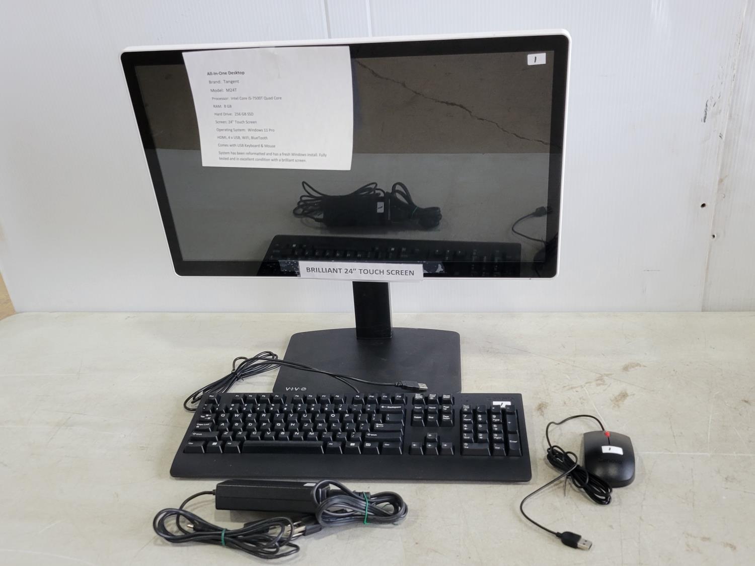 Tangent M24T All-in-One Desktop System with Keyboard and Mouse ...