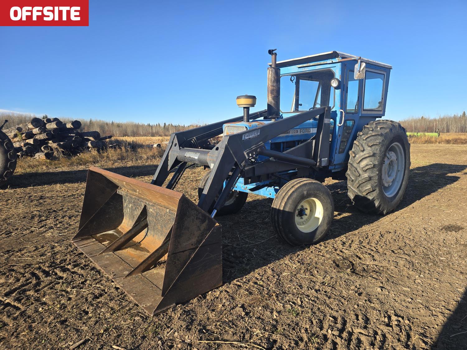 1973 Ford 7600 2WD Loader Tractor [25LB37002-001] | Team Auctions
