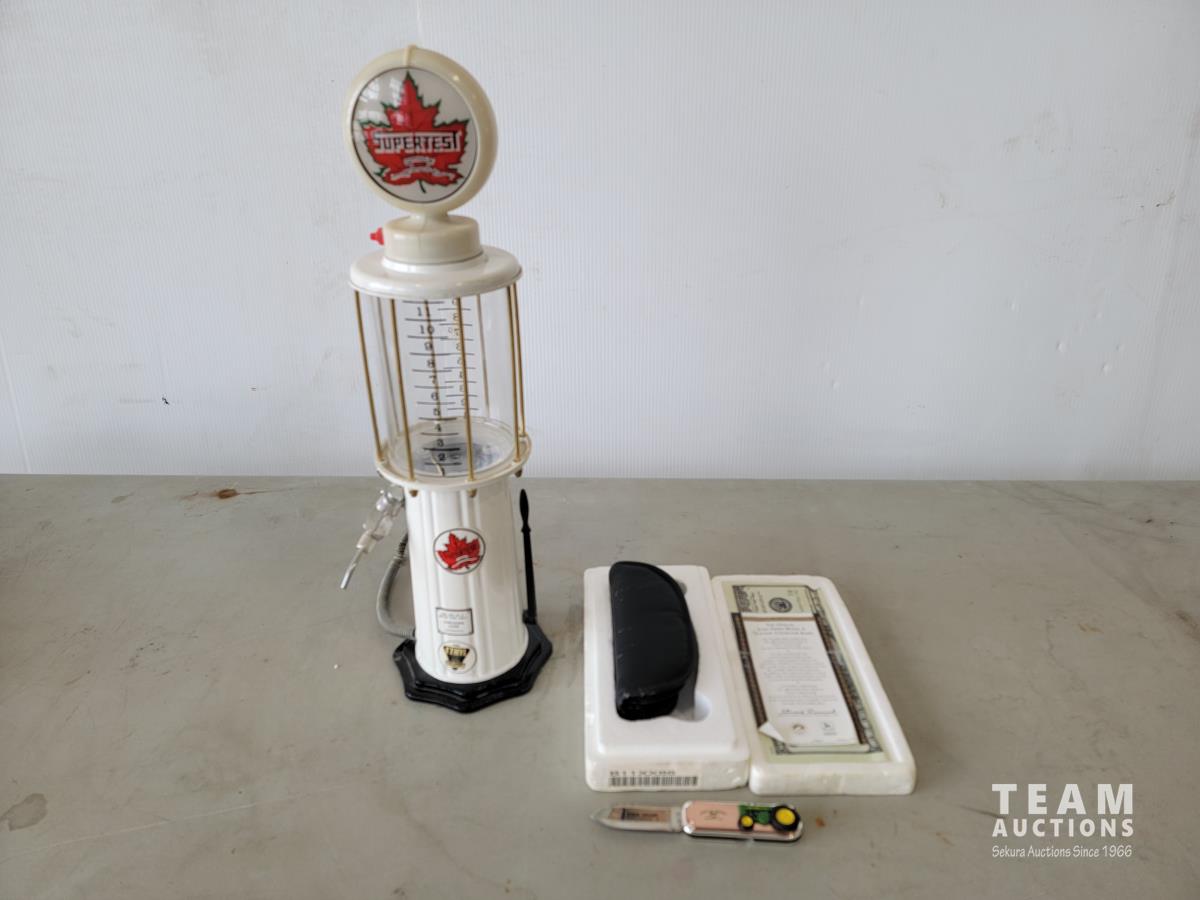 Supertest Gas Pump Drink Dispenser and Official John Deere Model A ...