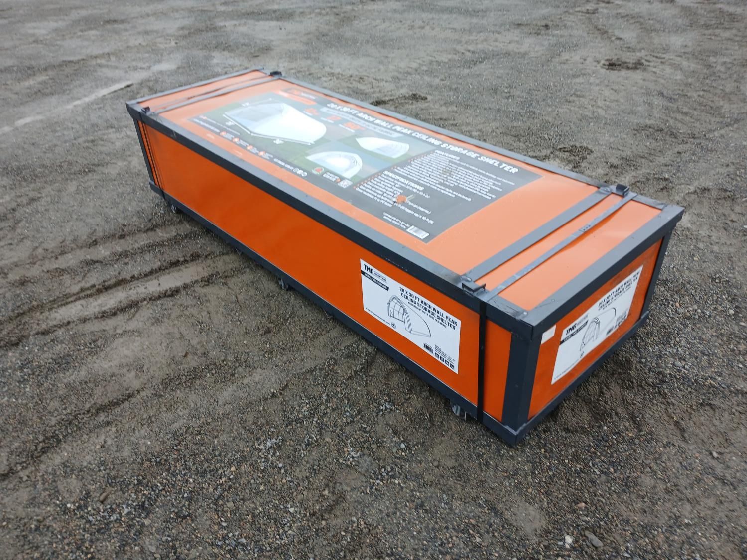 TMG Industrial TMG-ST2031P 20 Ft X 30 Ft Arch Wall Peak Ceiling Storage ...