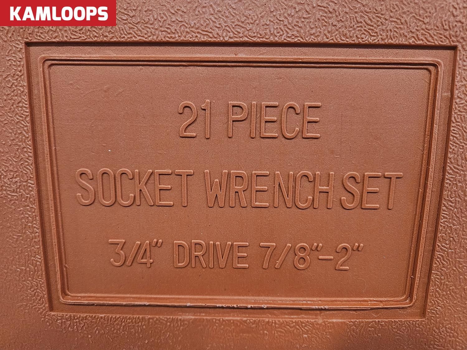 21 Piece 3/4 Inch Socket Set (Unused) [25IC10998-003] | Team Auctions