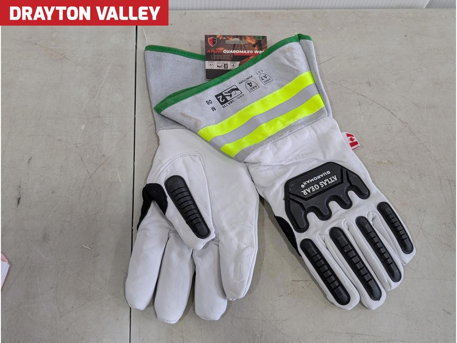 (2) Pairs of Atlas Gear Guardmax Gloves - Size Medium (Unused ...
