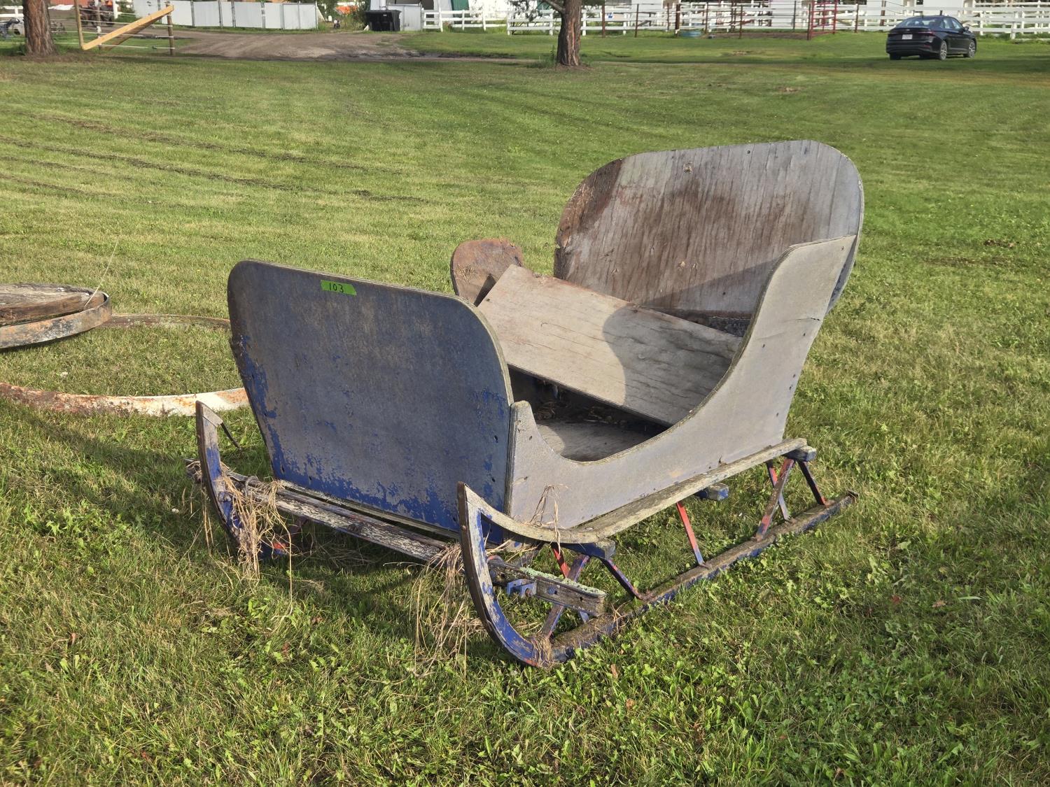 Horse Drawn Cutter [25HF37001-103] | Team Auctions
