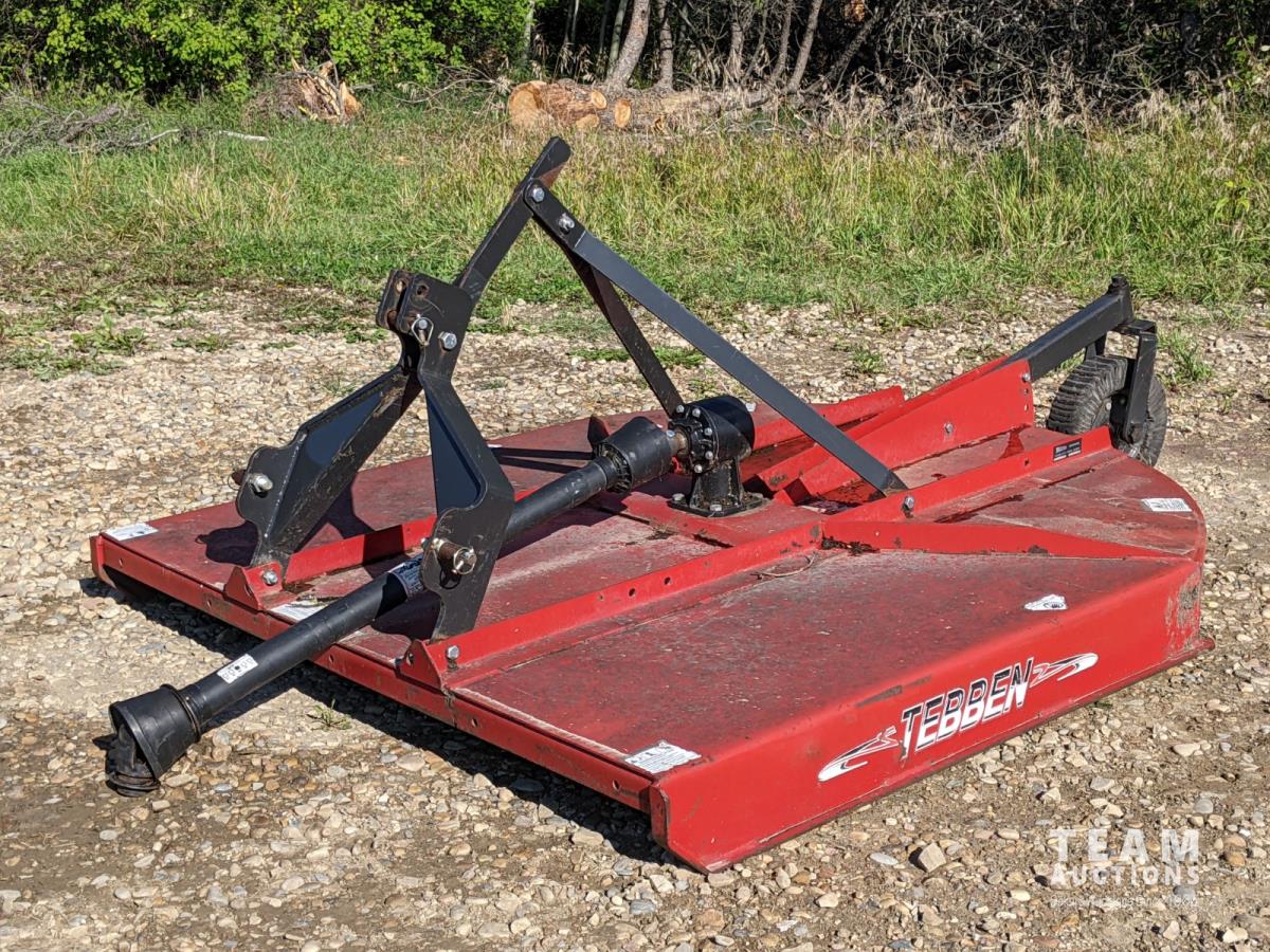 Tebben 6 Ft 3 PT Hitch Rough Cut Mower - Tractor Attachment [23JC05001 ...