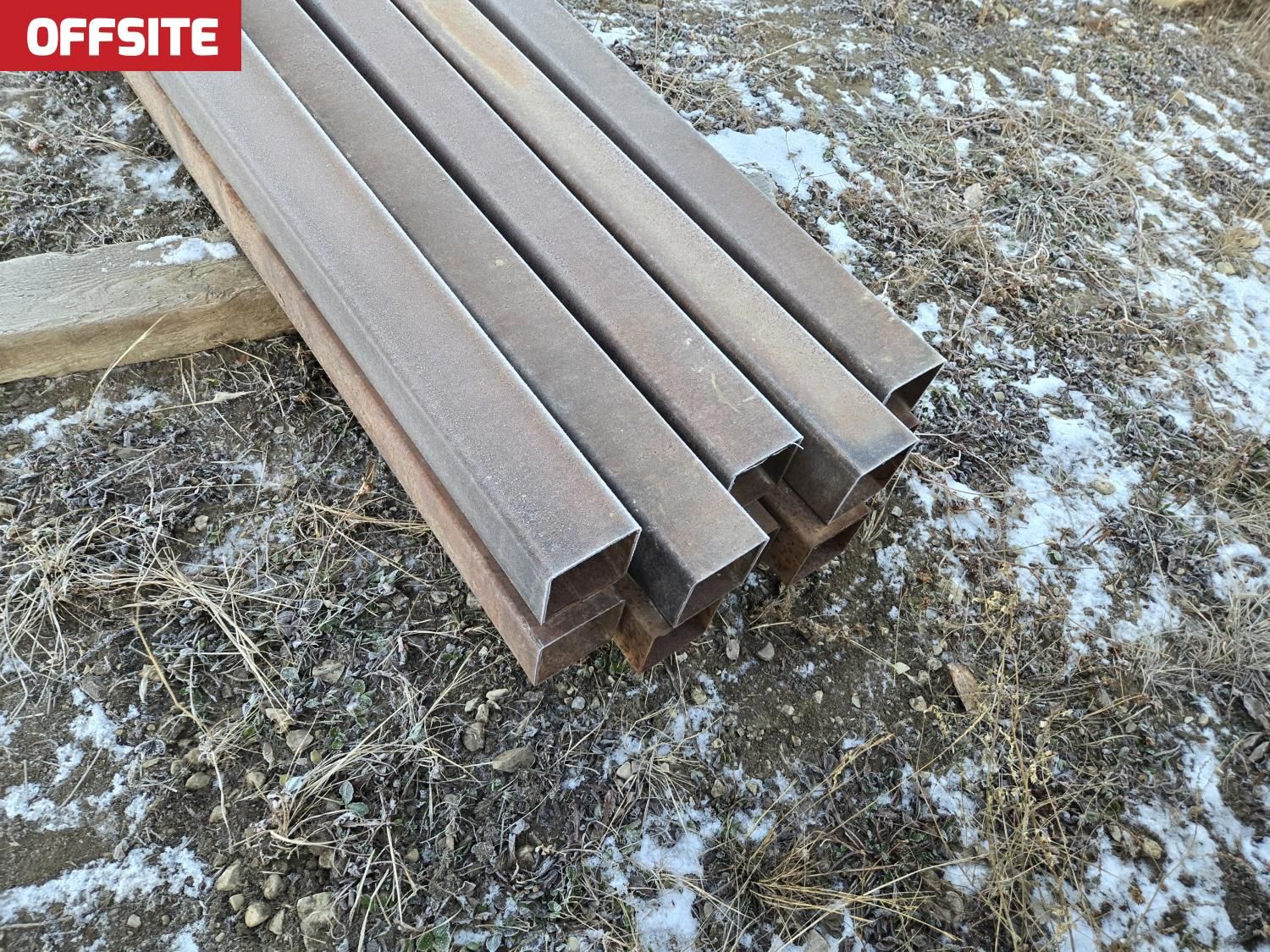 (10) 4X4 X 20 Ft Square Tubing, (1) 2X4 X 20 Inch Rectangular Tubing ...