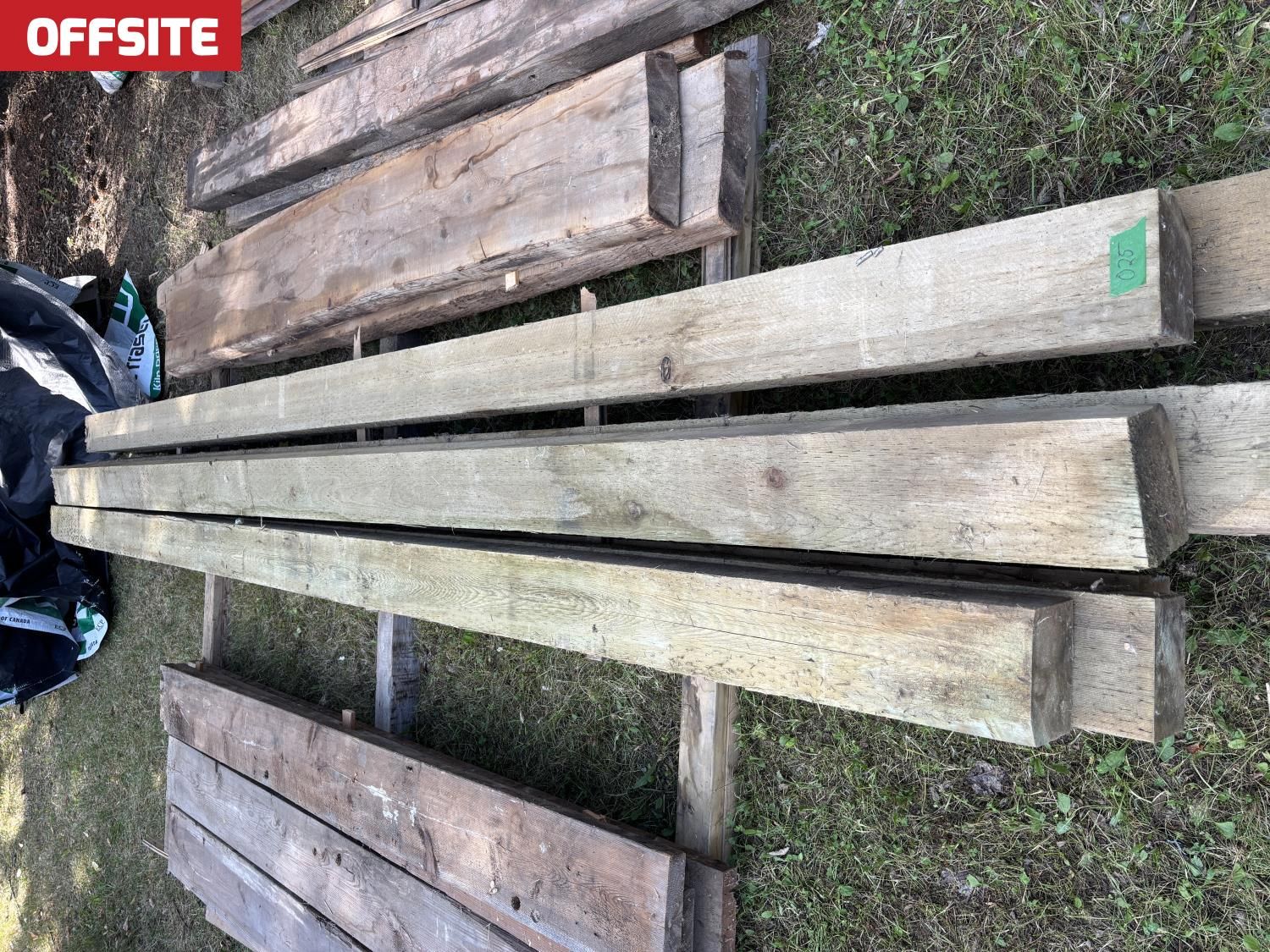 (8) 4X6 X 14 Ft Green Treated Timbers [25IN48008-035] | Team Auctions