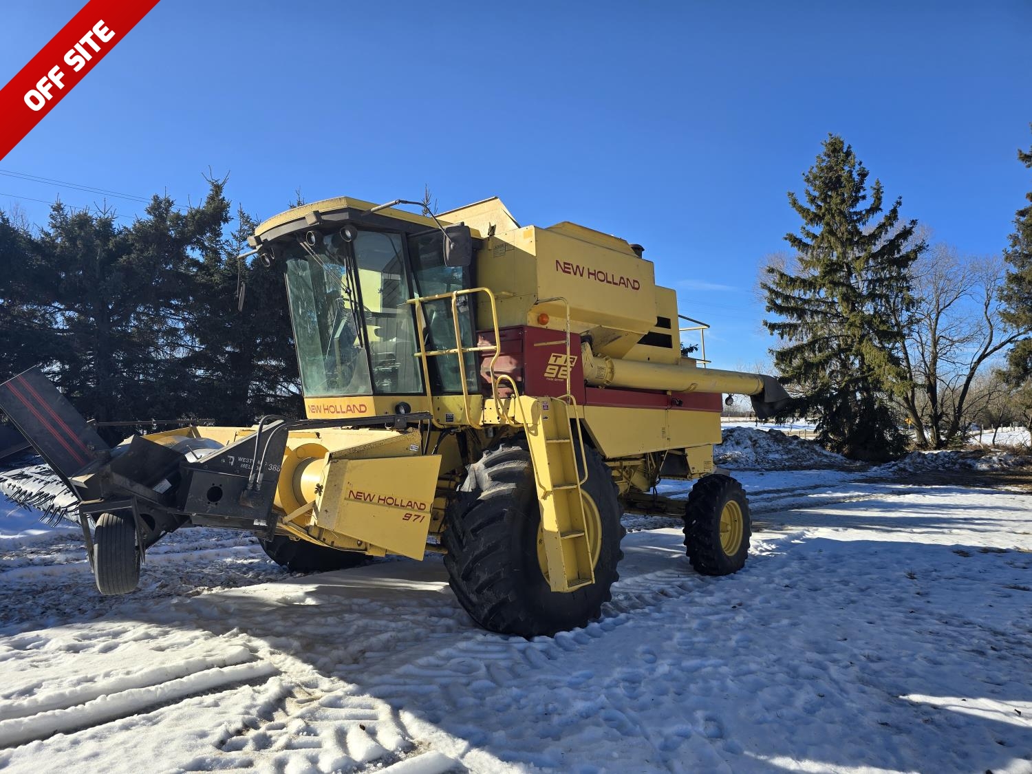 1992 New Holland TR96 Combine [25CA37004-001] | Team Auctions