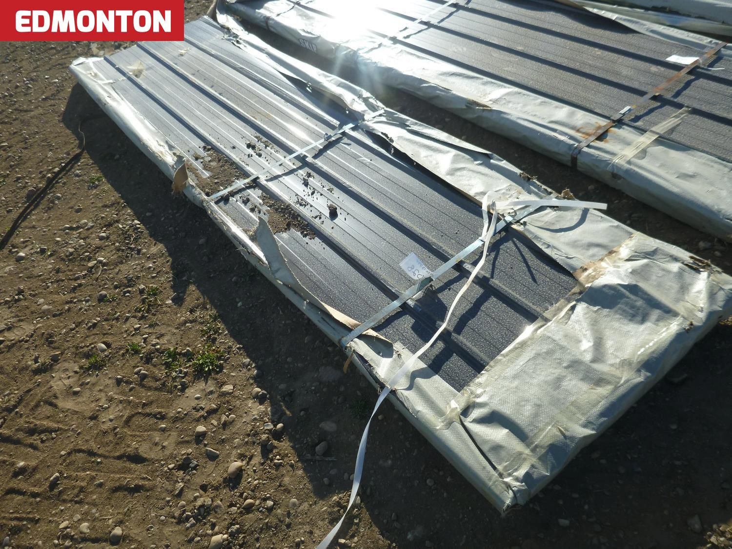 SKLP (50) Sheets Galvalume Steel Siding Roofing (Unused) [25KH13794-029 ...