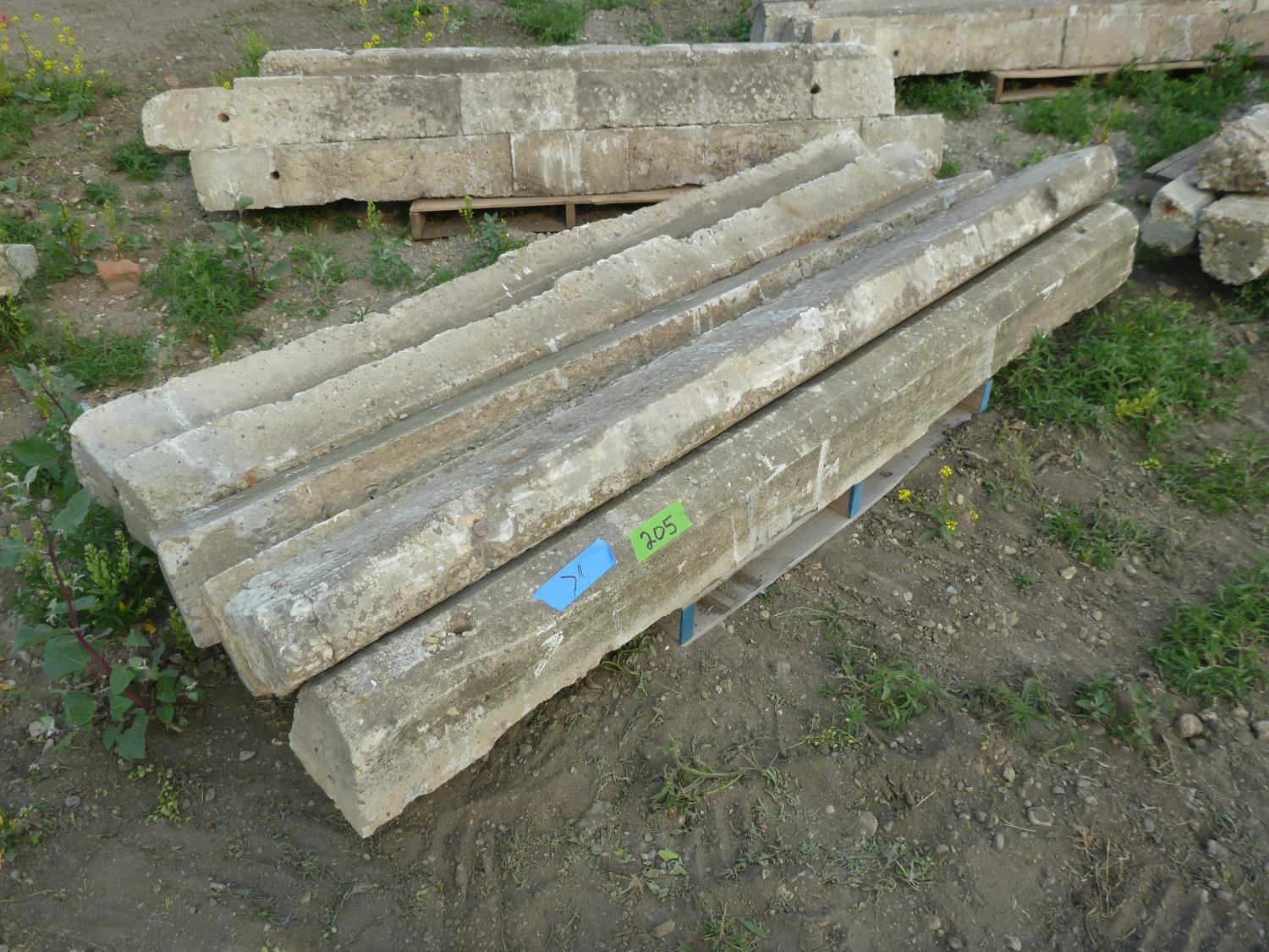 (6) 8 Ft Concrete Curbs [25FM44001-205] | Team Auctions