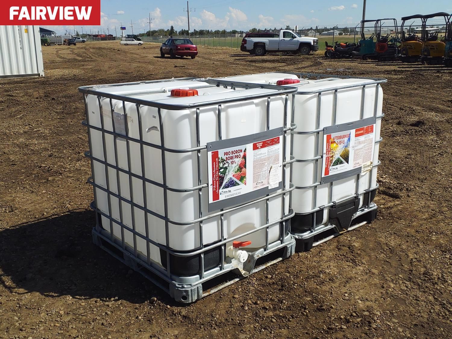(2) 1000 Liter Non Potable Water Totes [25IE06008-002] | Team Auctions