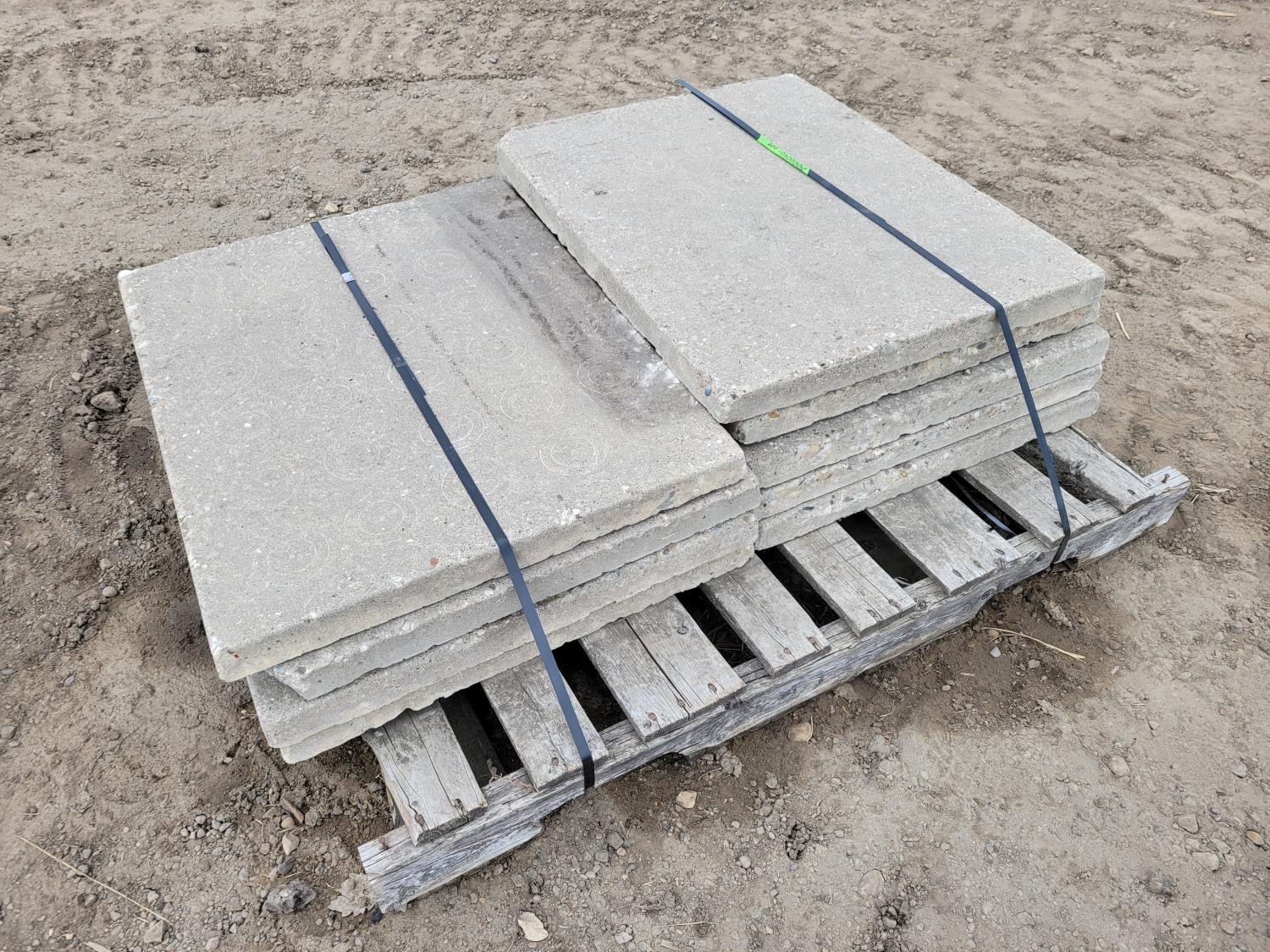 (9) 30 Inch X 24 Inch Sidewalk Blocks [24DG10040-009] | Team Auctions