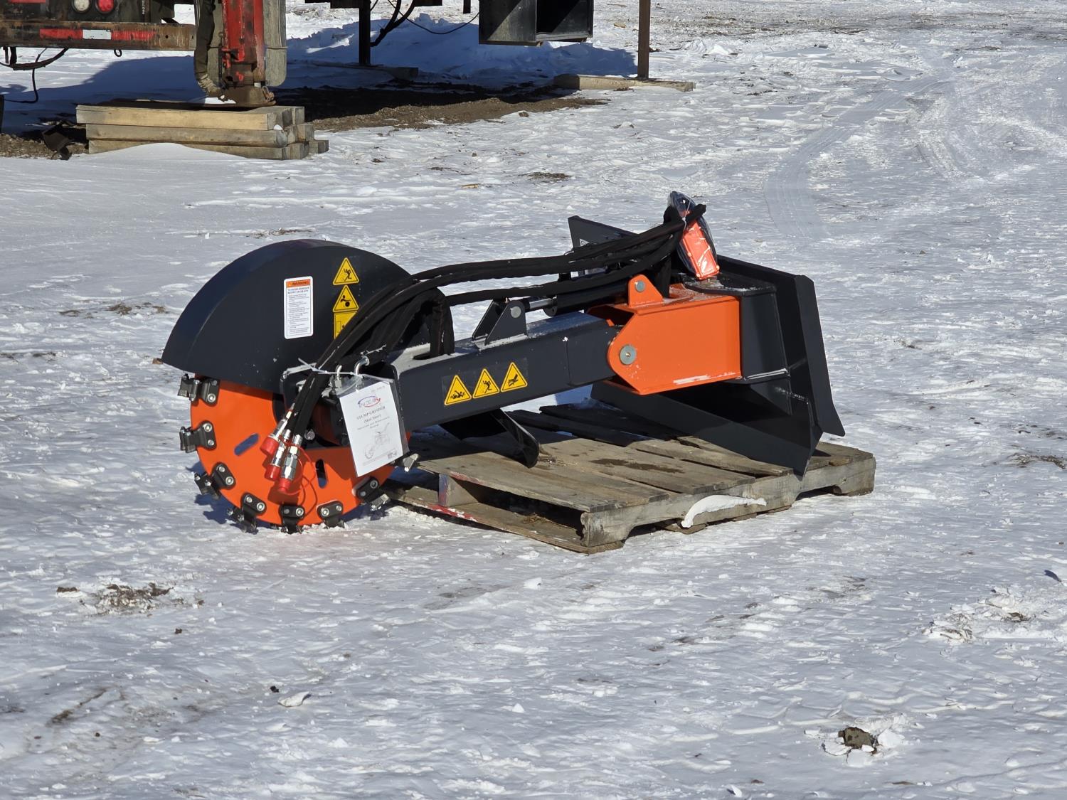 2025 WIG XN-QC01-08 Skid Steer Stump Grinder (Unused) [25CA13990-026 ...