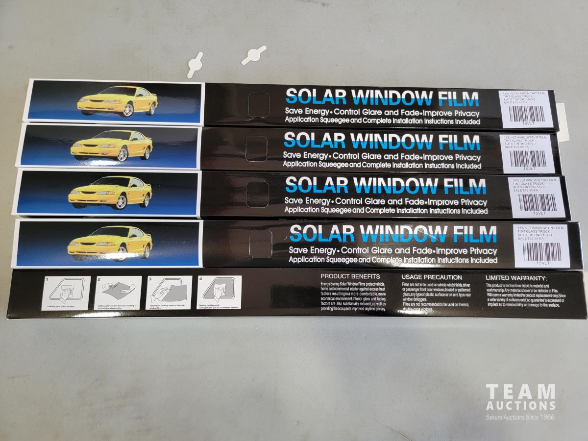 (5) Solar Window Film DIY Kit (Unused) [23EA05001-153] | Team Auctions