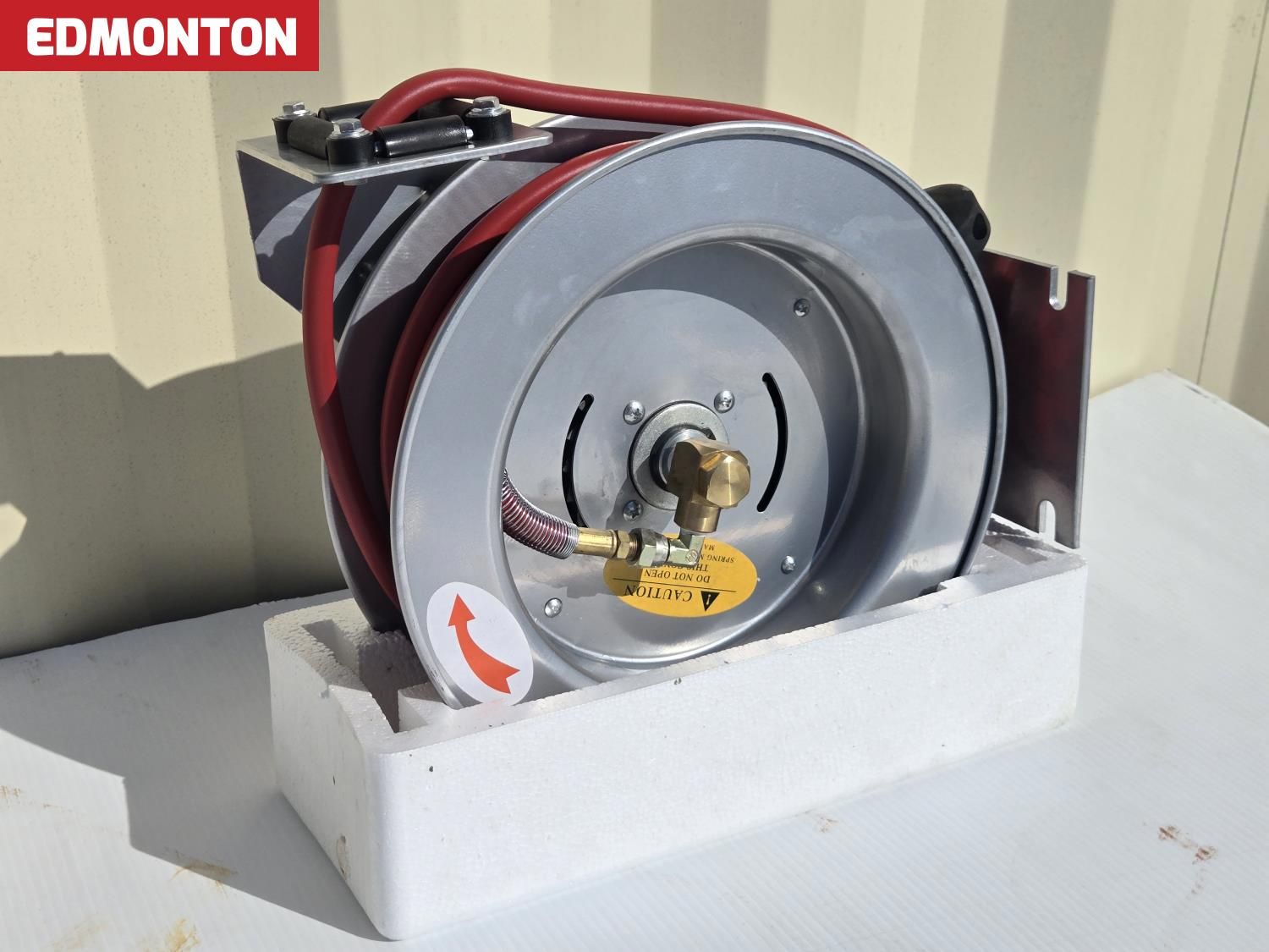 Dynaline Heavy Duty Auto Rewind Air Hose Reel with Air Hose (Unused ...