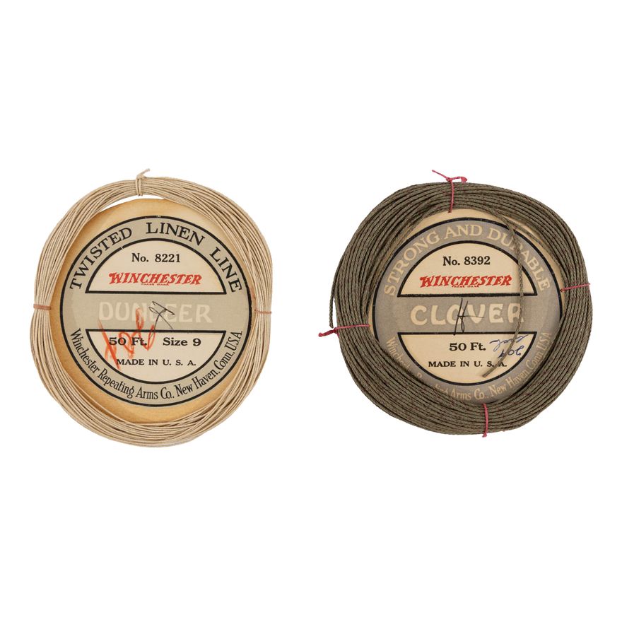 Two New Old Stock Winchester Cotton & Linen Fishing Line on Original ...