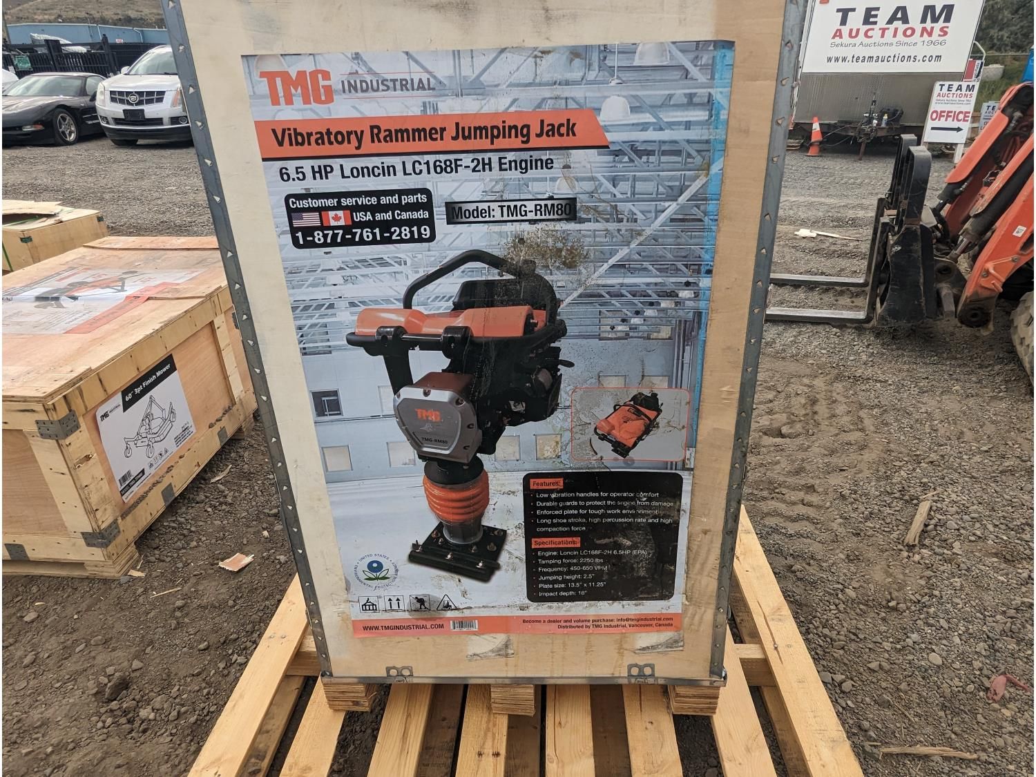 TMG Industrial RM80 2250-lb Jumping Jack Tamping Rammer Compactor ...