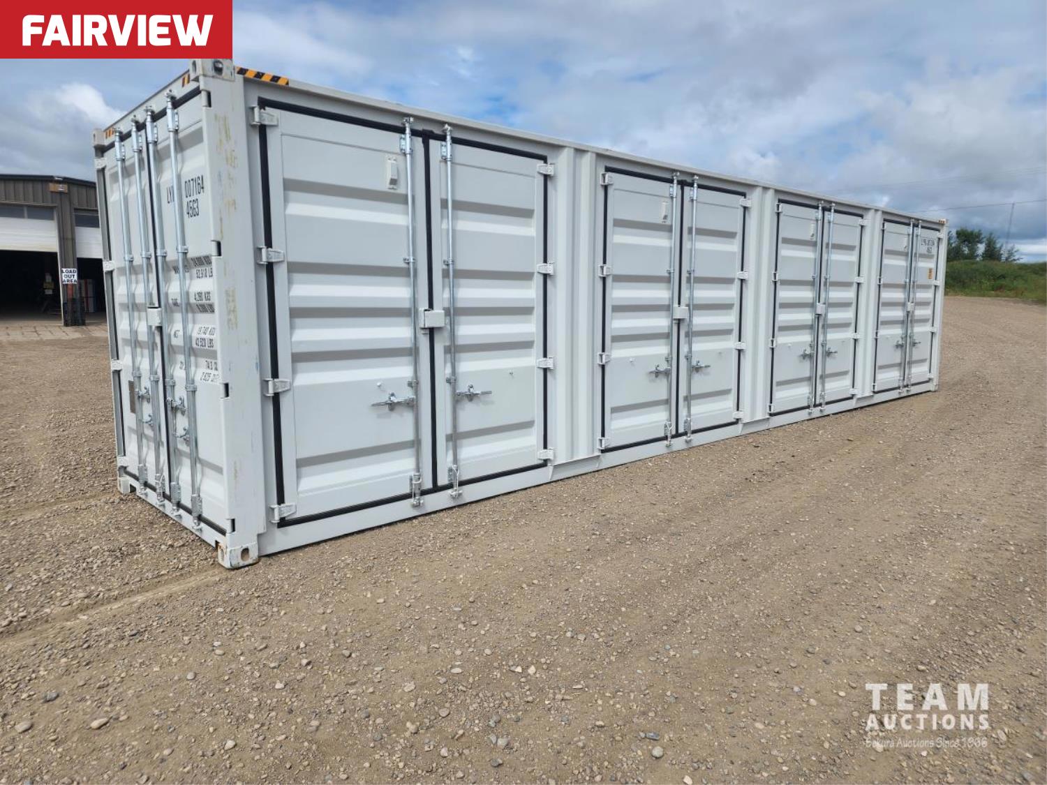 2025 40 Ft High Cube Shipping Container [25KC10998-042] | Team Auctions