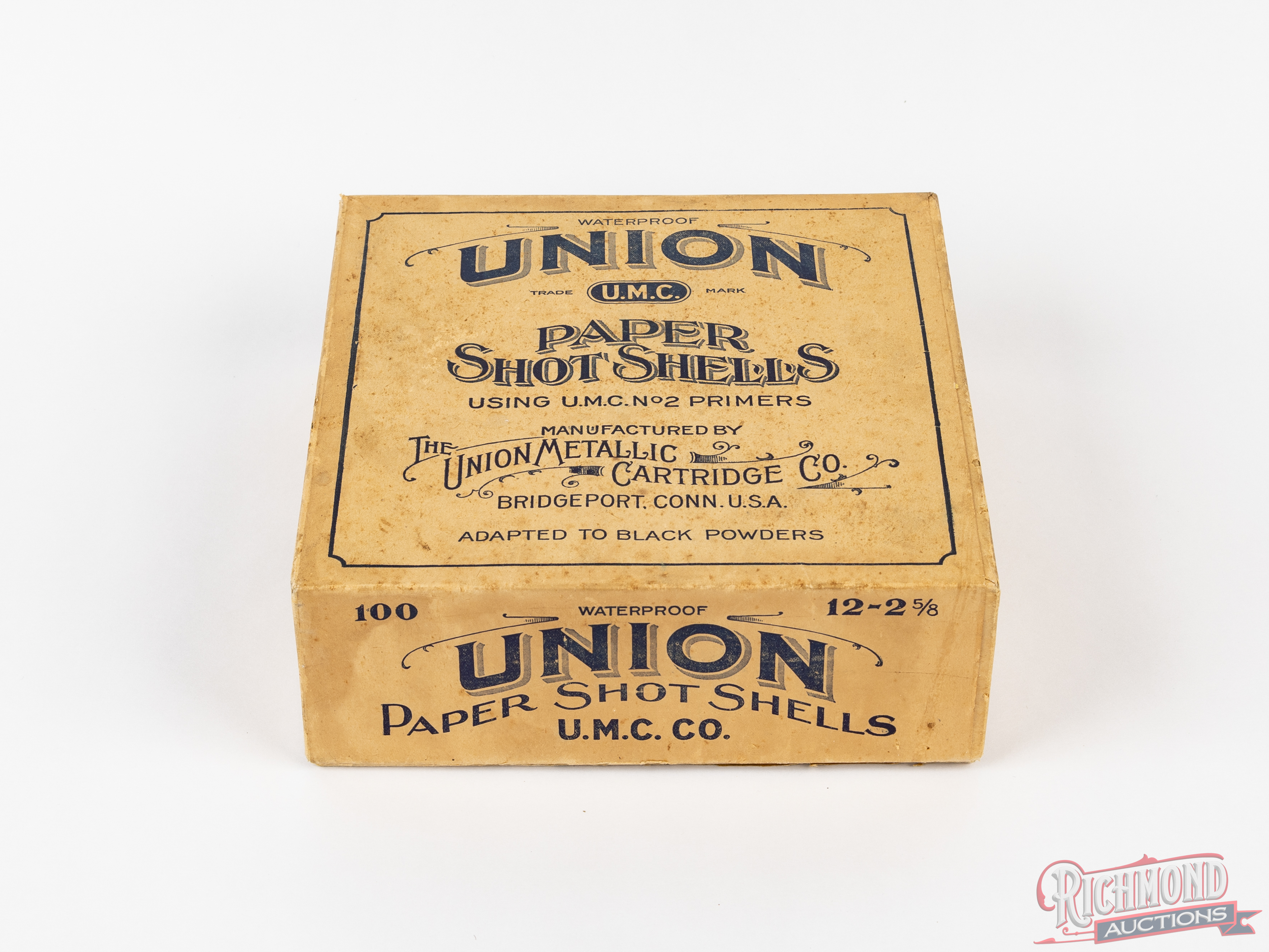 Collector U.M.C. Union Paper Shot Shells 12 Gauge 100 Round Two-Piece ...