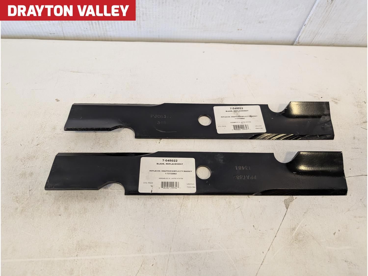 (2) 16 Inch Lawn Mower Blades (Unused) [25GB10015-007] | Team Auctions