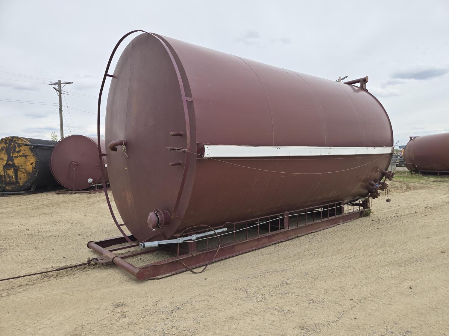 1998 400 Barrel Oilfield Tank On Skid [25EG05001-138] | Team Auctions