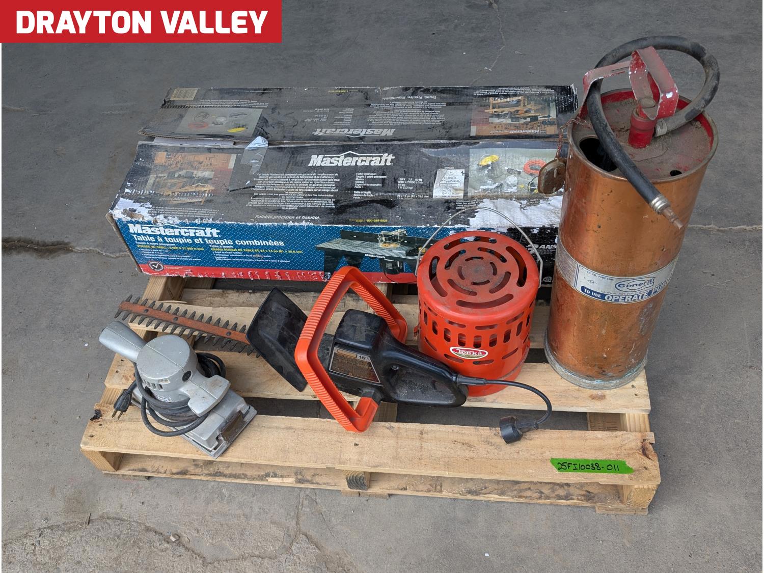 Mastercraft Router Table Combo Kit (Unused), Vintage Tonka Metal Heater ...