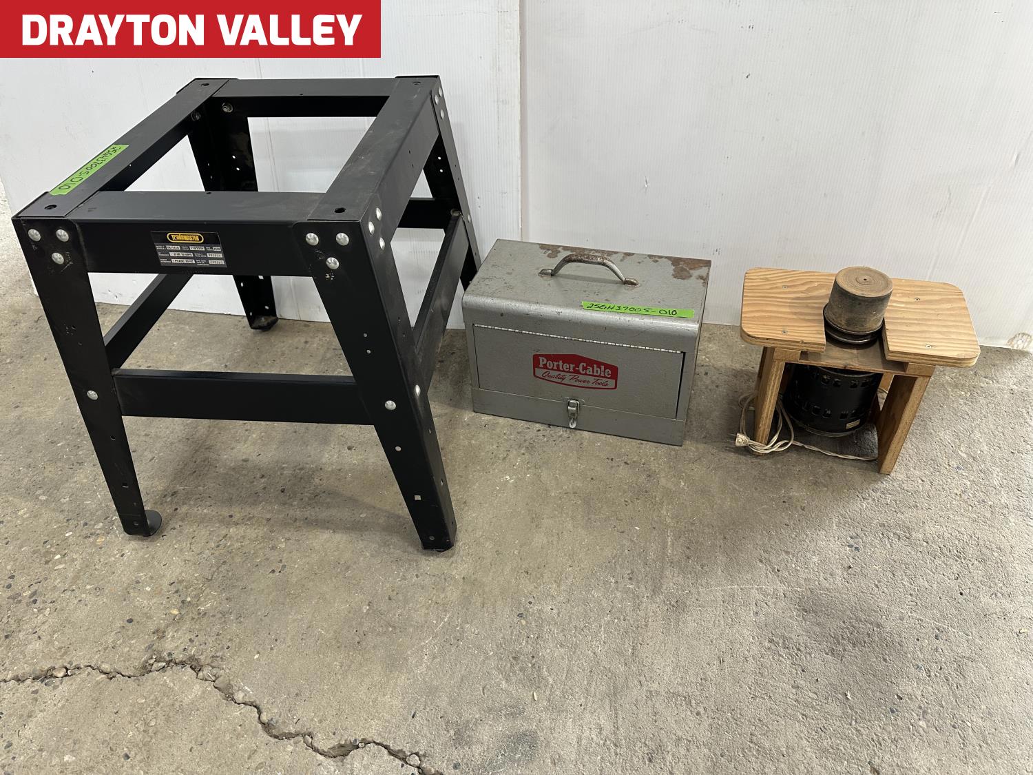 Porter Cable Router with Attachments, Shop-Built Drum Sander and ...